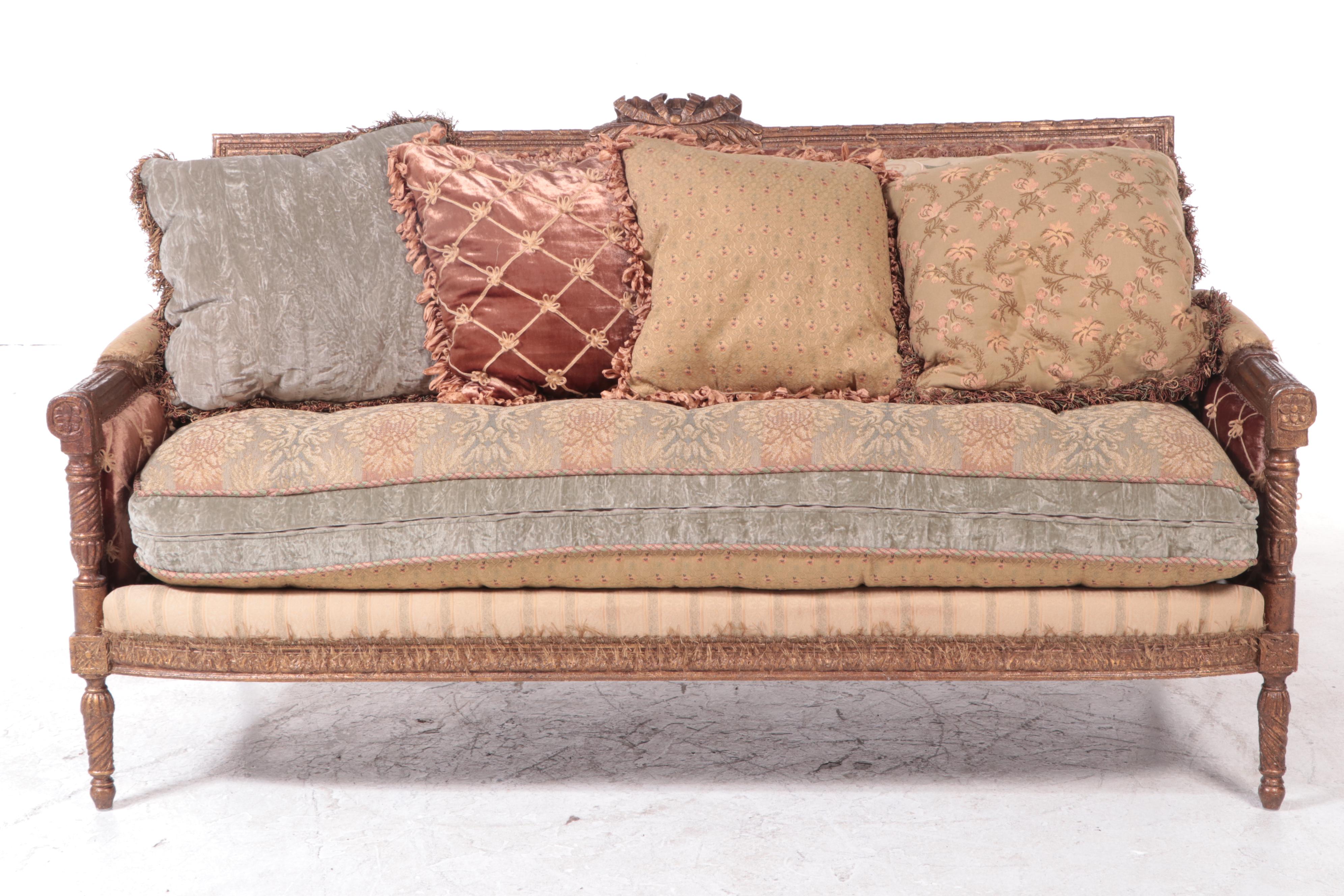 Carol Hicks Bolton for EJ Victor Louis XVI Style Custom-Upholstered ...