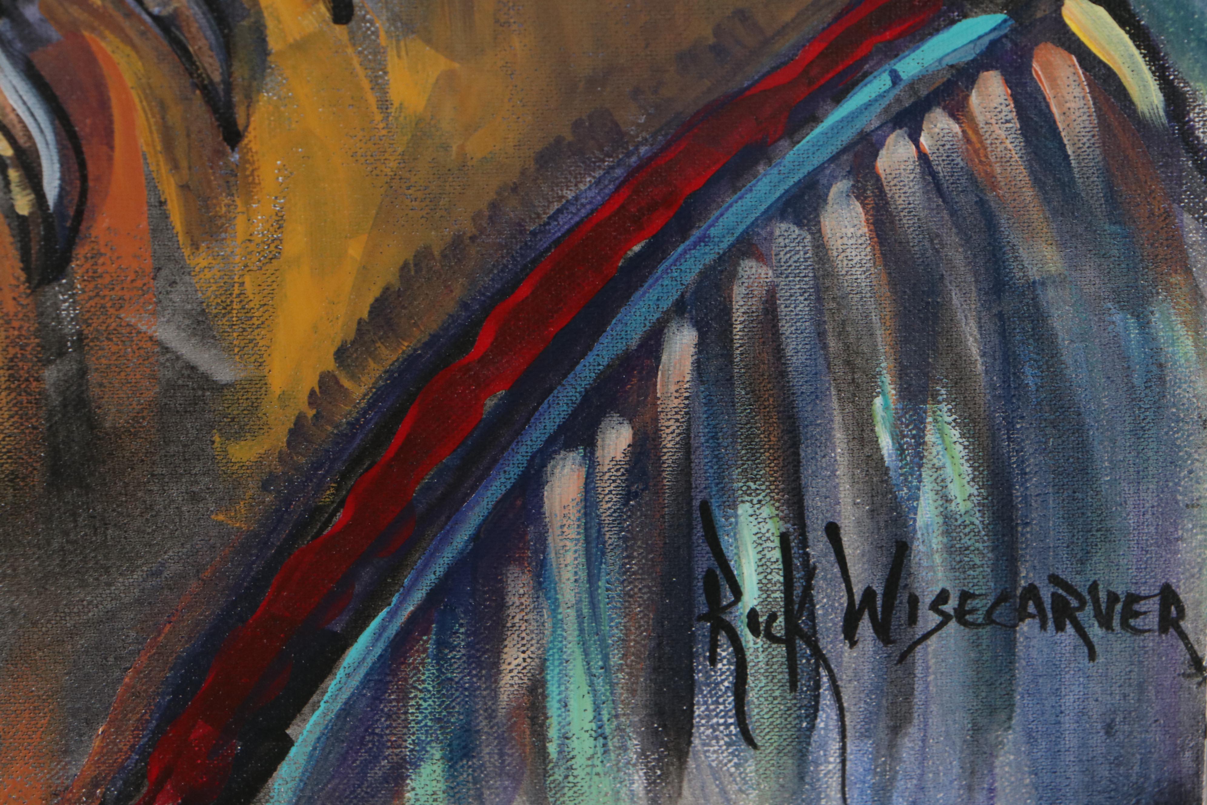 Rick Wisecarver Figural Oil Painting | EBTH
