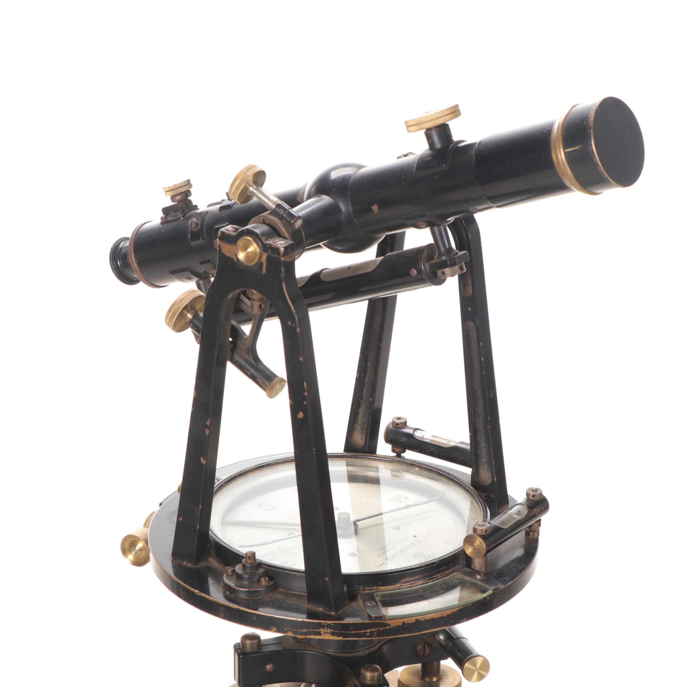 Keuffel & Esser Co. Preliminary Surveying Transit, Early 20th Century ...