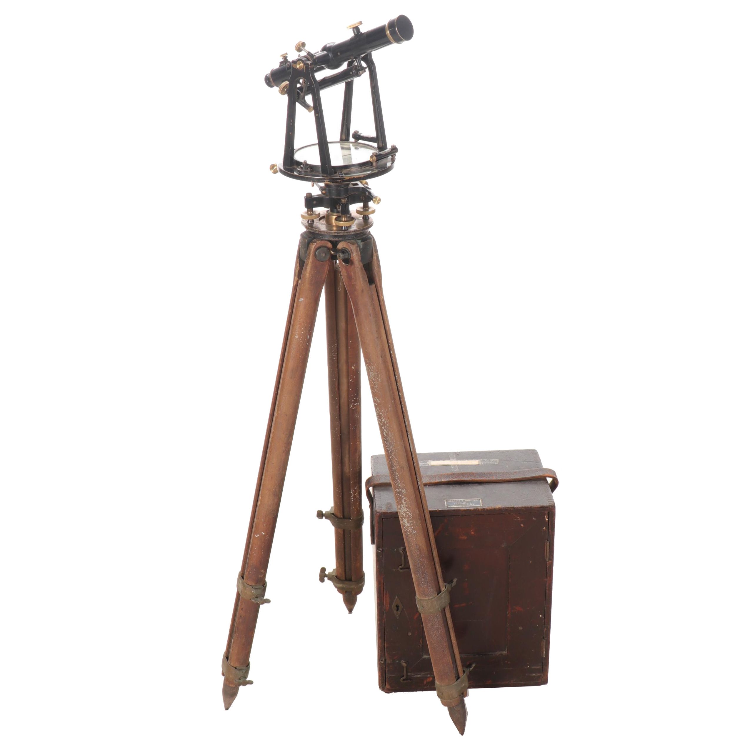 Keuffel & Esser Co. Preliminary Surveying Transit, Early 20th Century ...