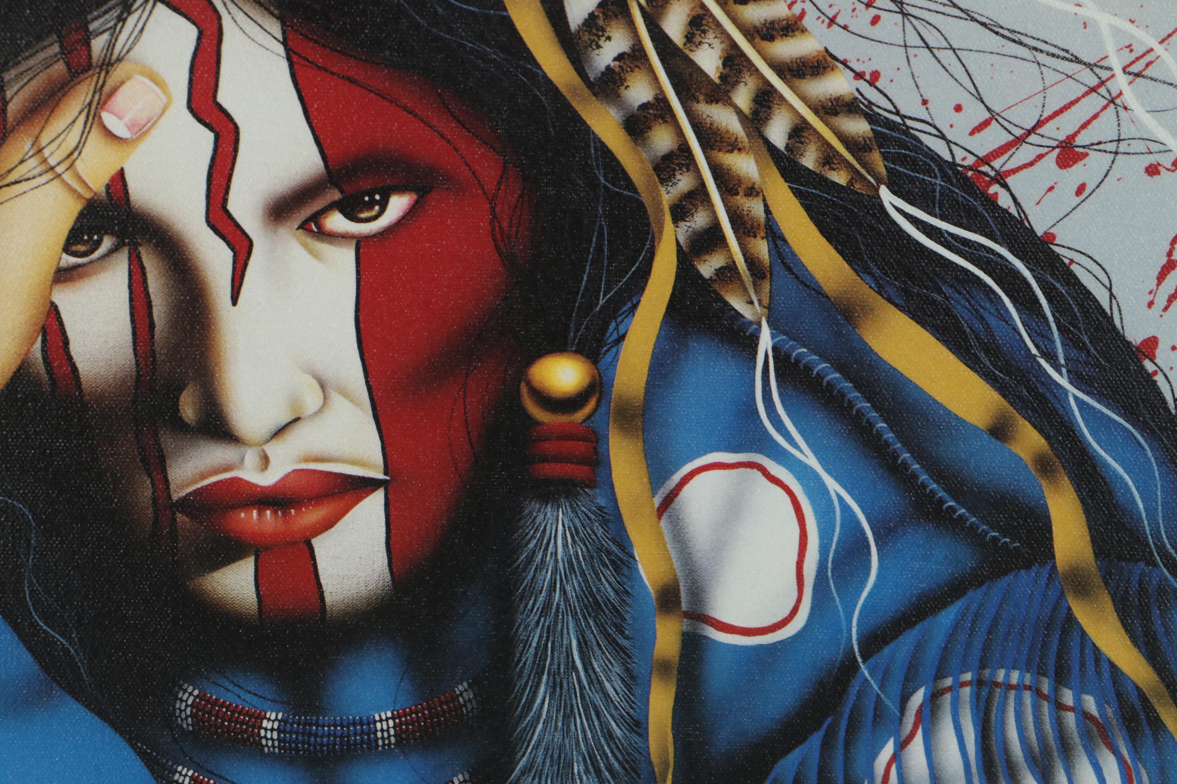 Henri Peter Offset Lithograph "(I Remember) Wounded Knee," 1993 | EBTH