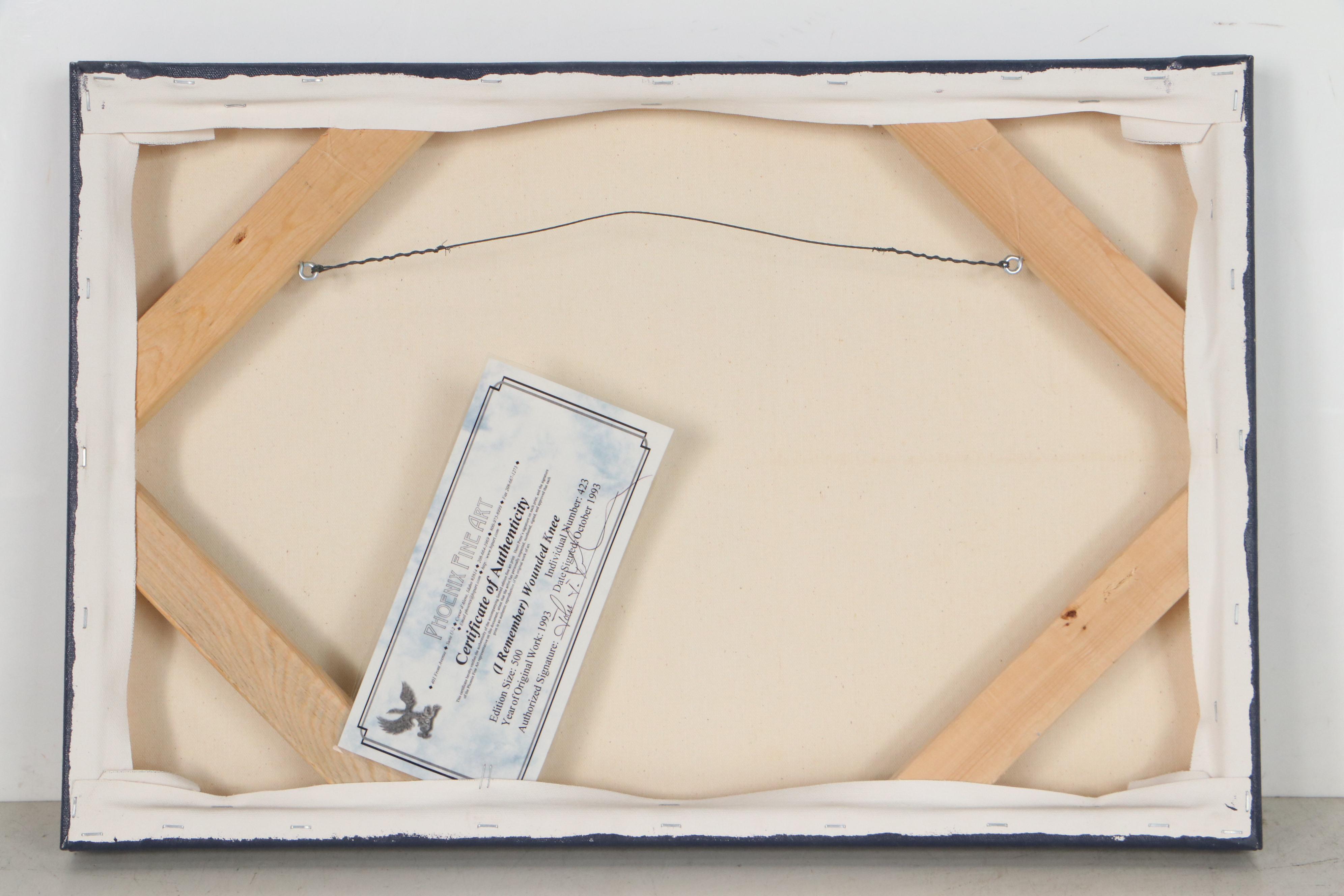 Henri Peter Offset Lithograph "(I Remember) Wounded Knee," 1993 | EBTH