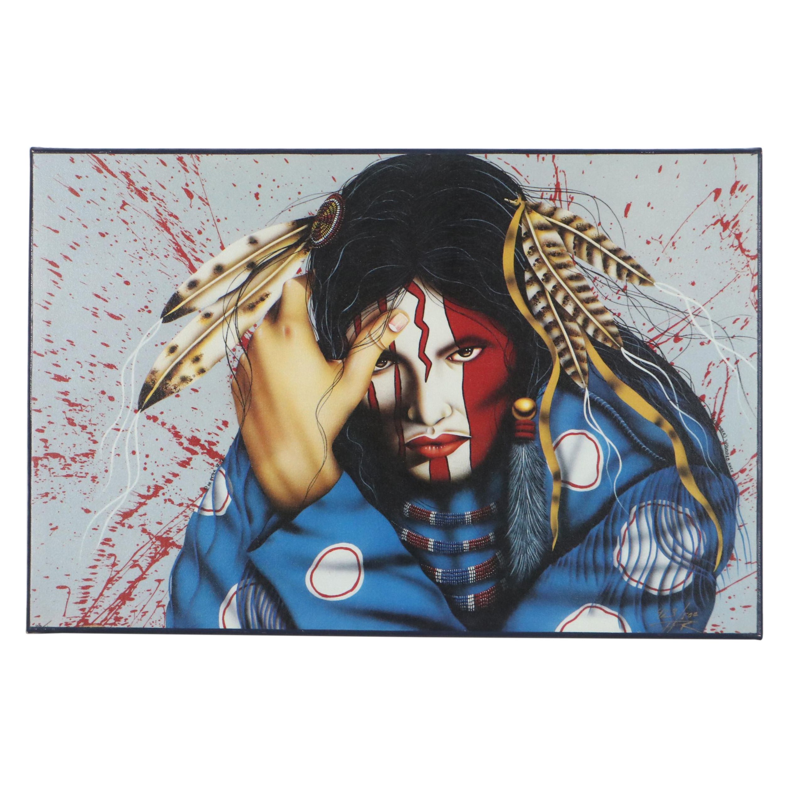 Henri Peter Offset Lithograph "(I Remember) Wounded Knee," 1993 | EBTH