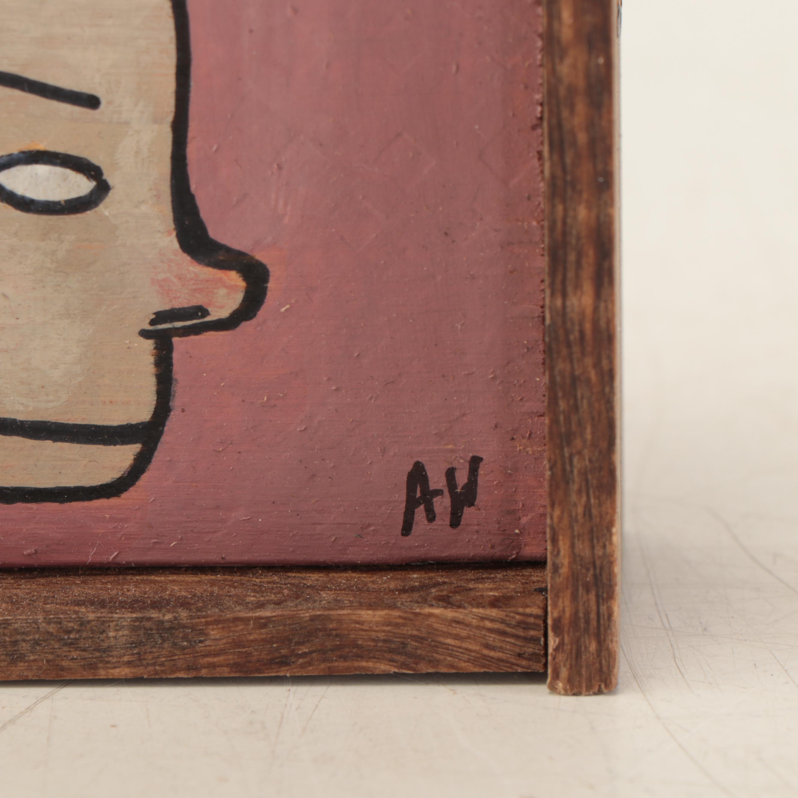 Aaron Wooten Mixed Media Paintings of Wonder Woman, 21st Century | EBTH