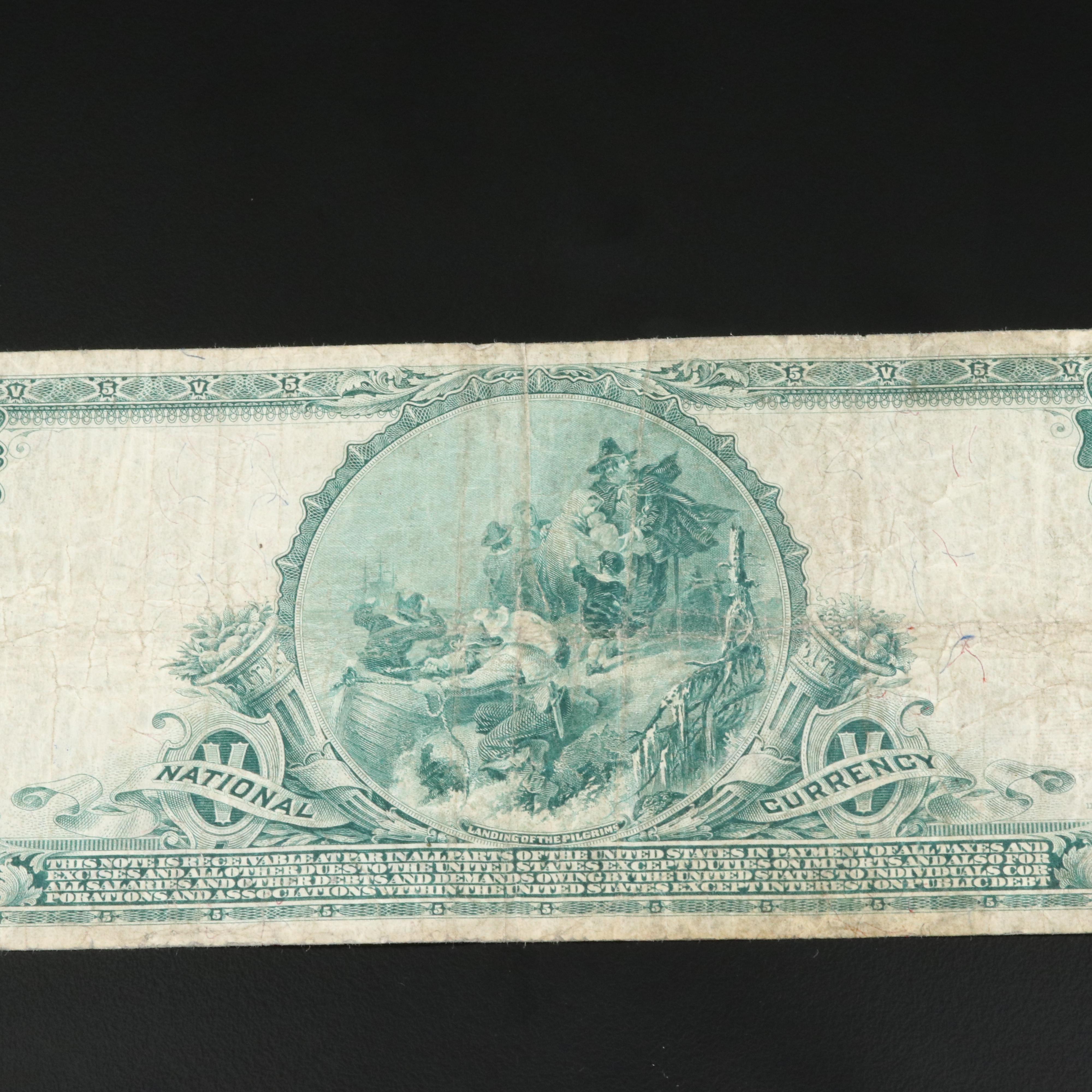 Series of 1902 Blue Seal $5 National Currency note | EBTH