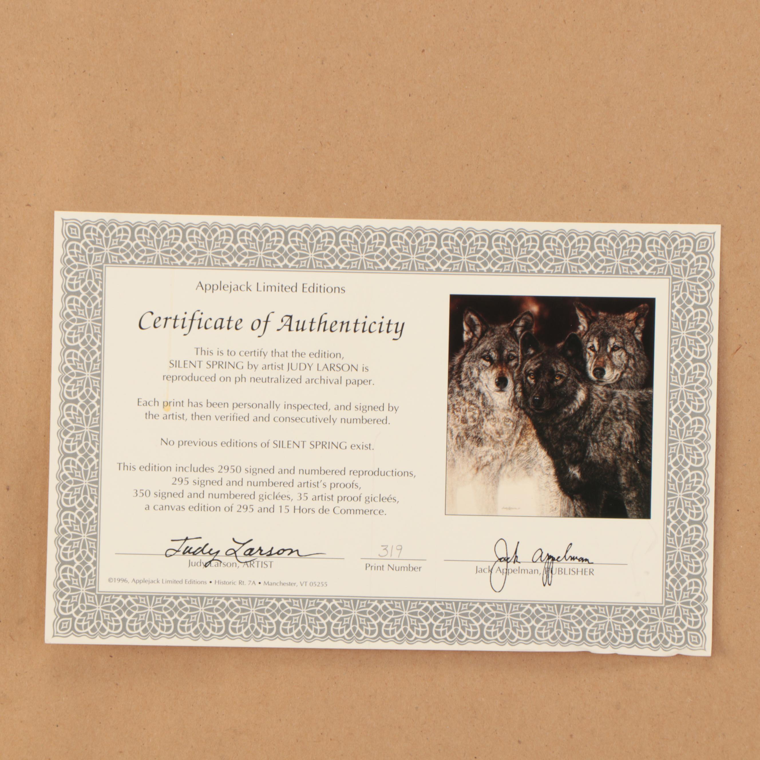 Judy Larson Offset Lithograph "Silent Spring," Late 20th Century | EBTH