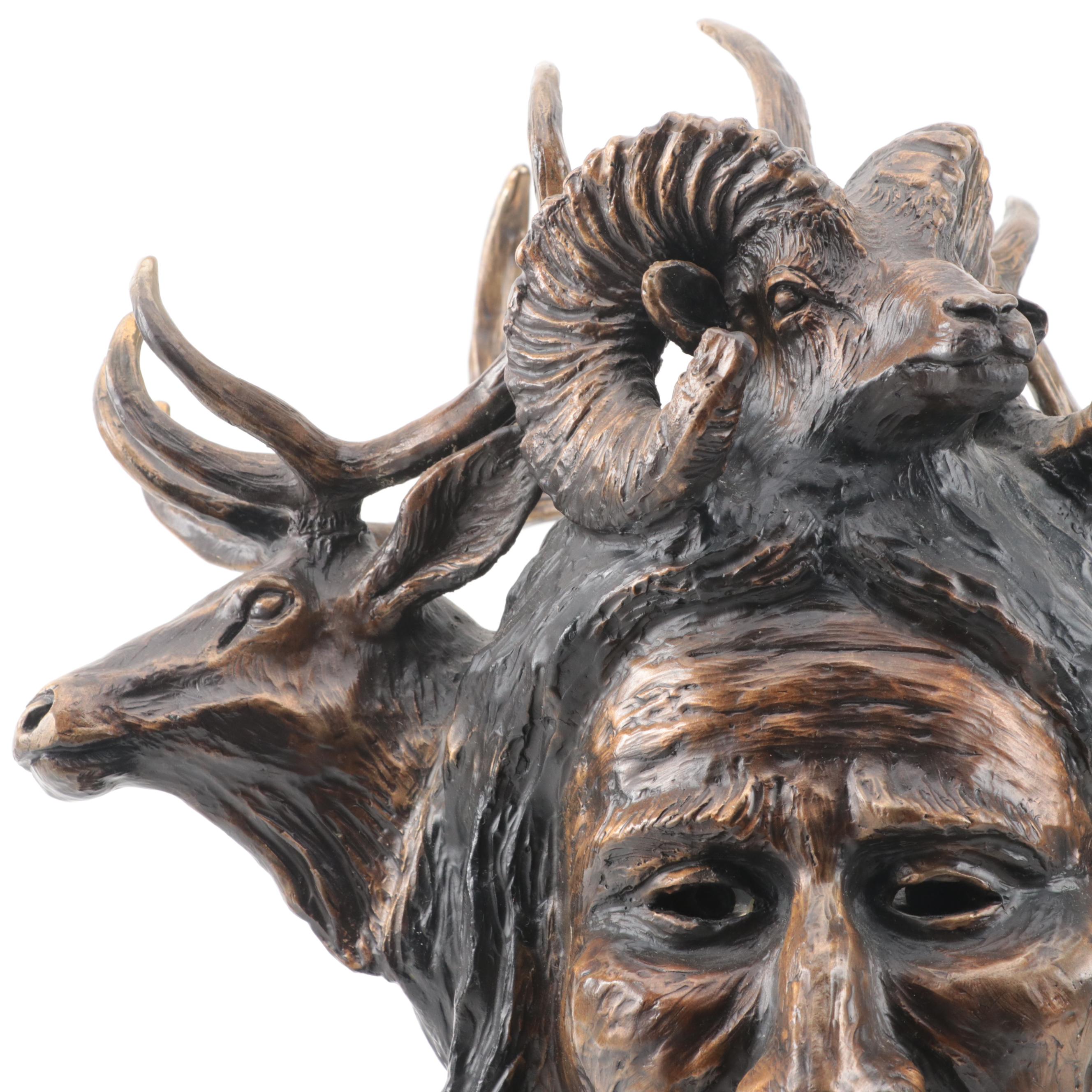 Carl Wagner Bronze Sculpture "Happy Hunting," 2000 | EBTH