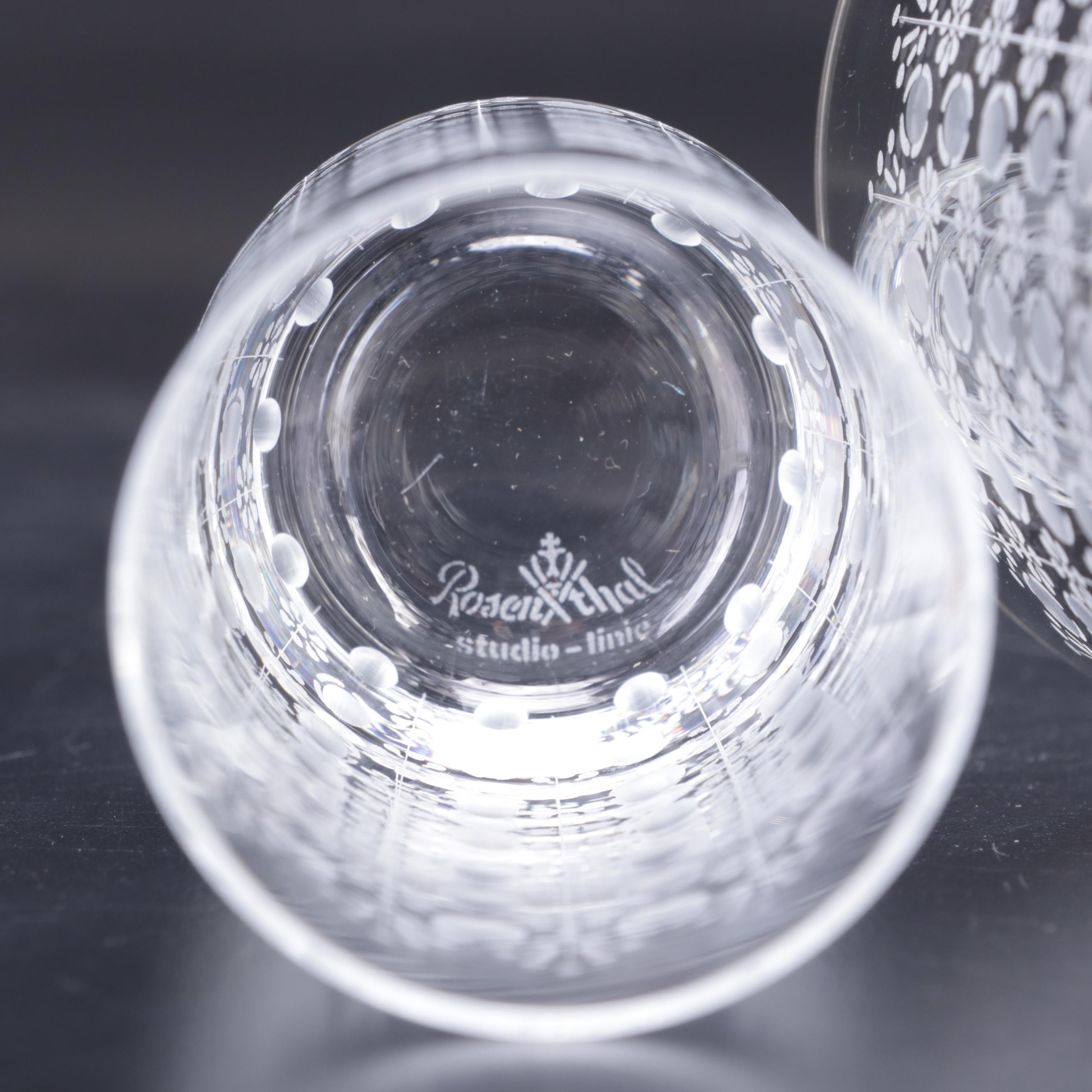 Rosenthal Crystal "Romance" Old Fashioned, Highball, and Other Cocktail ...