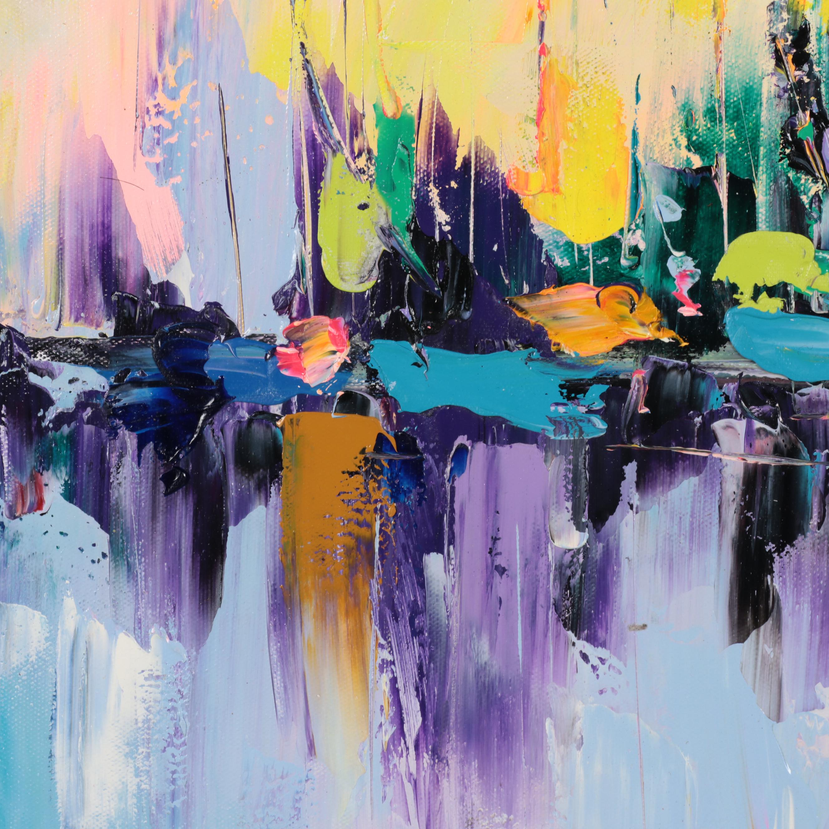 Ping Expressionist Style Oil Painting, 21st Century | EBTH