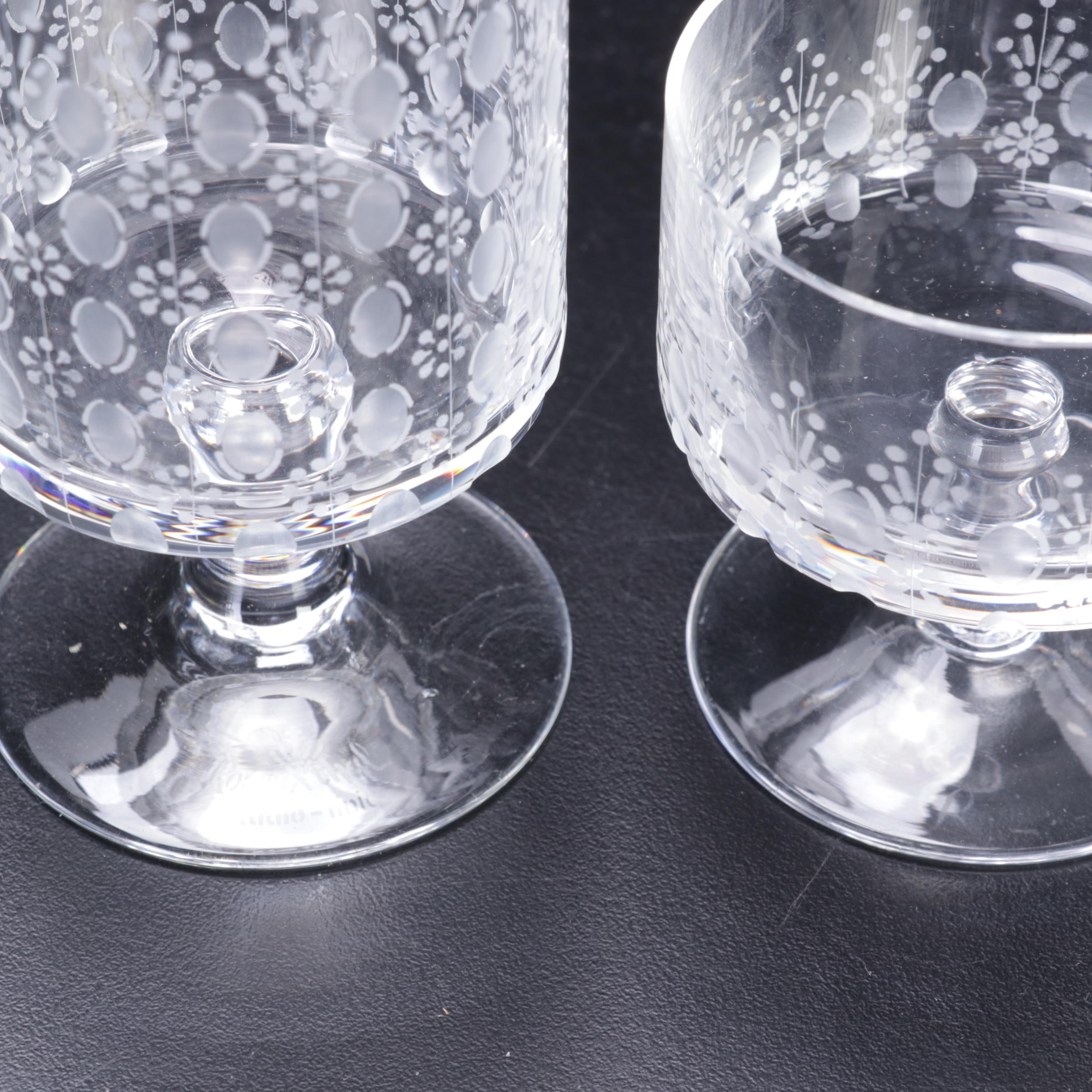 Rosenthal Crystal "Motif" Old Fashioned Glasses and Stemware, 1963-1994 ...