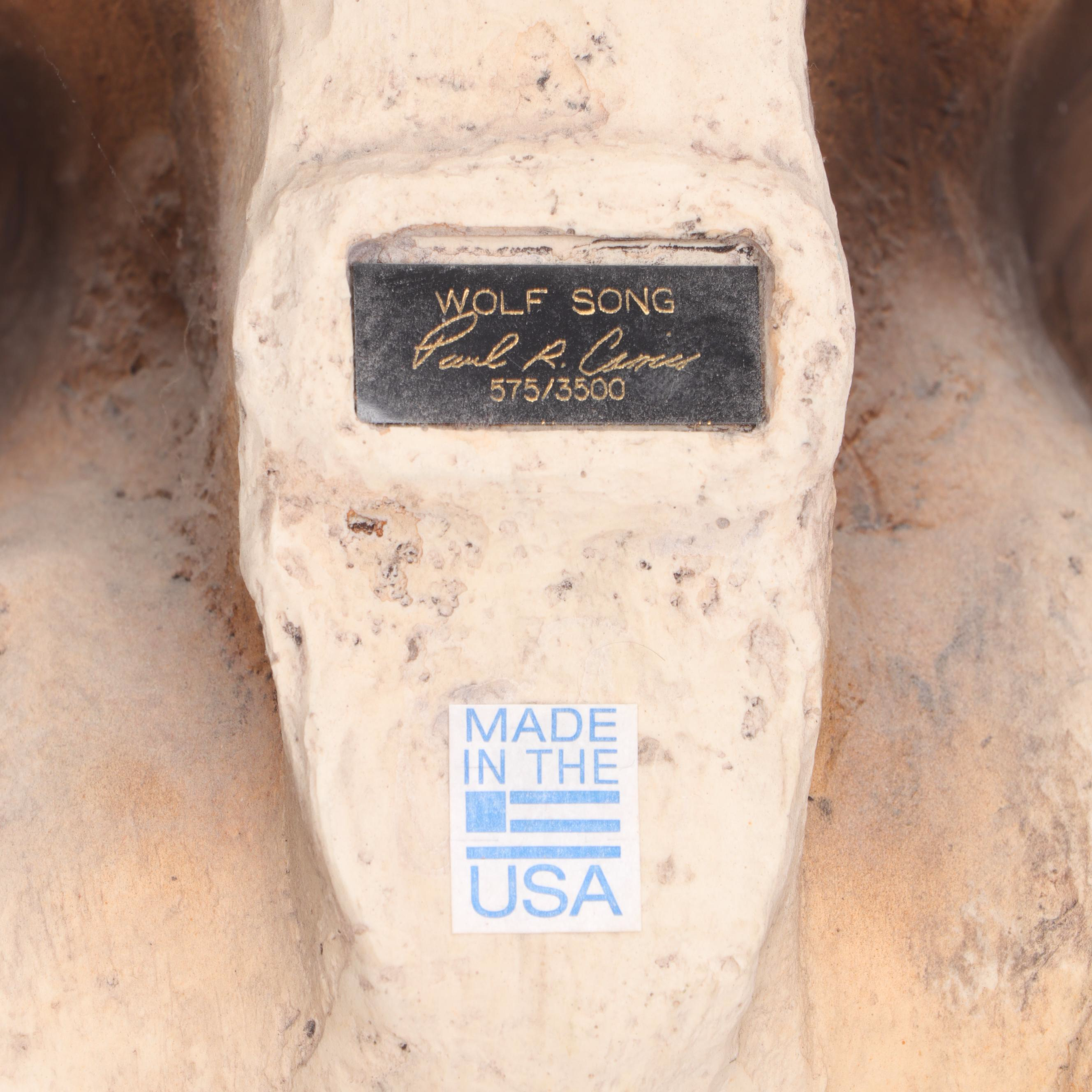 Paul R. Carrico Mixed Media Sculpture "Wolf Song" 1996 | EBTH