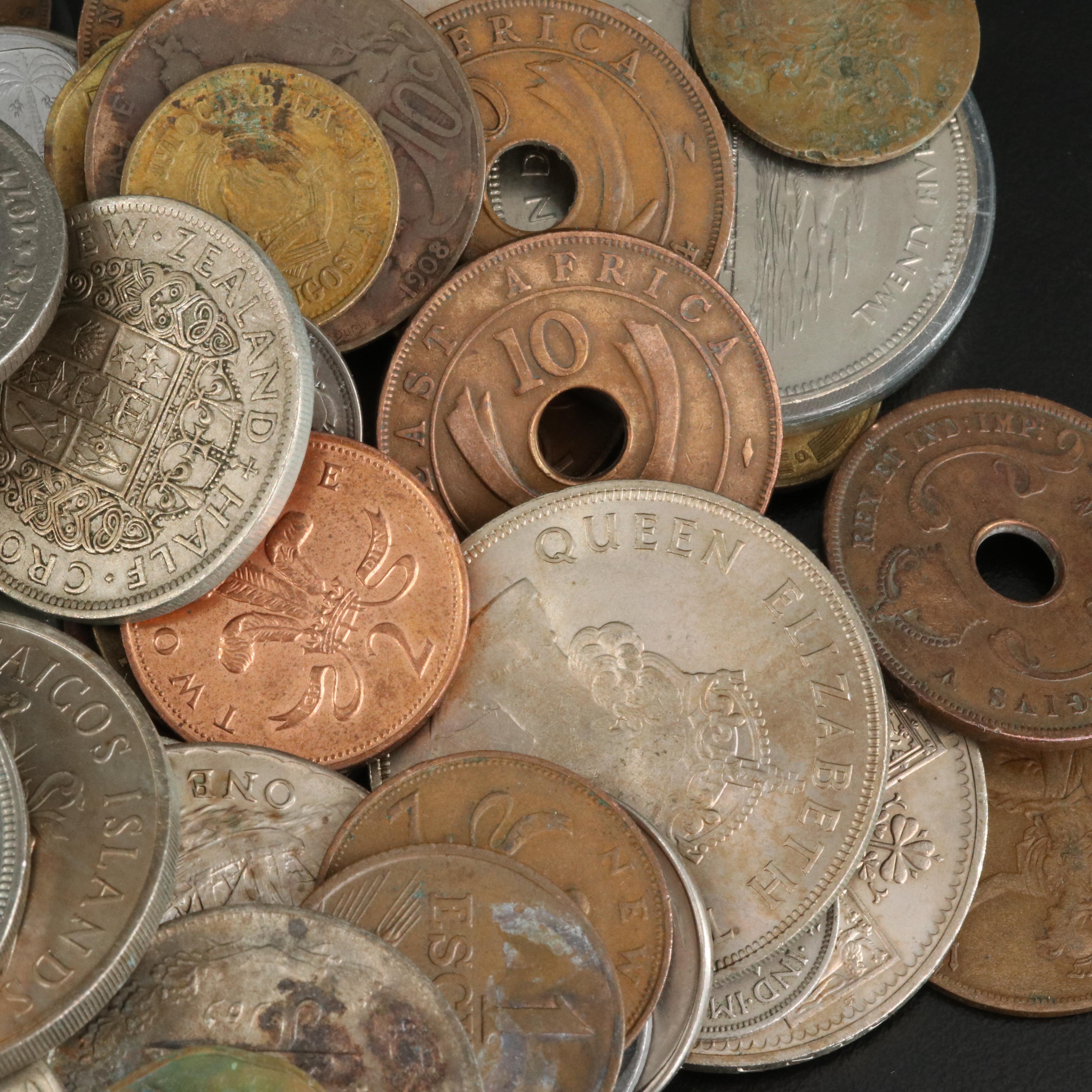Assortment of Foreign Coins and Currency | EBTH