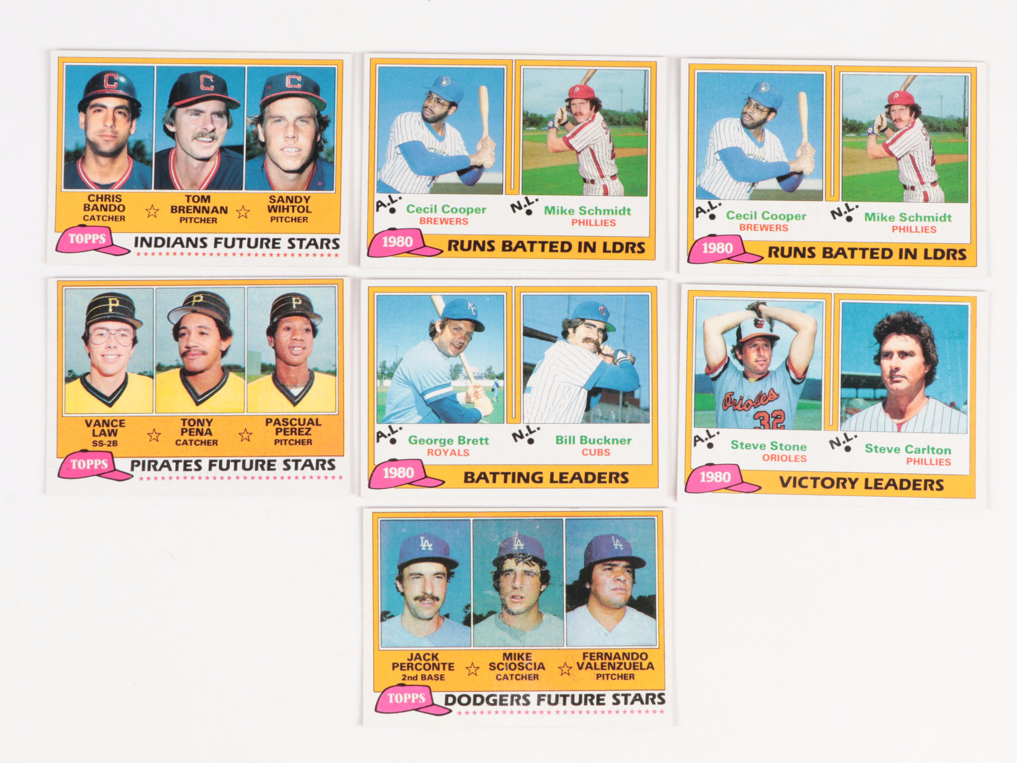 1981 Topps Baseball Card Set With Fingers, Brett, Fisk and Others | EBTH