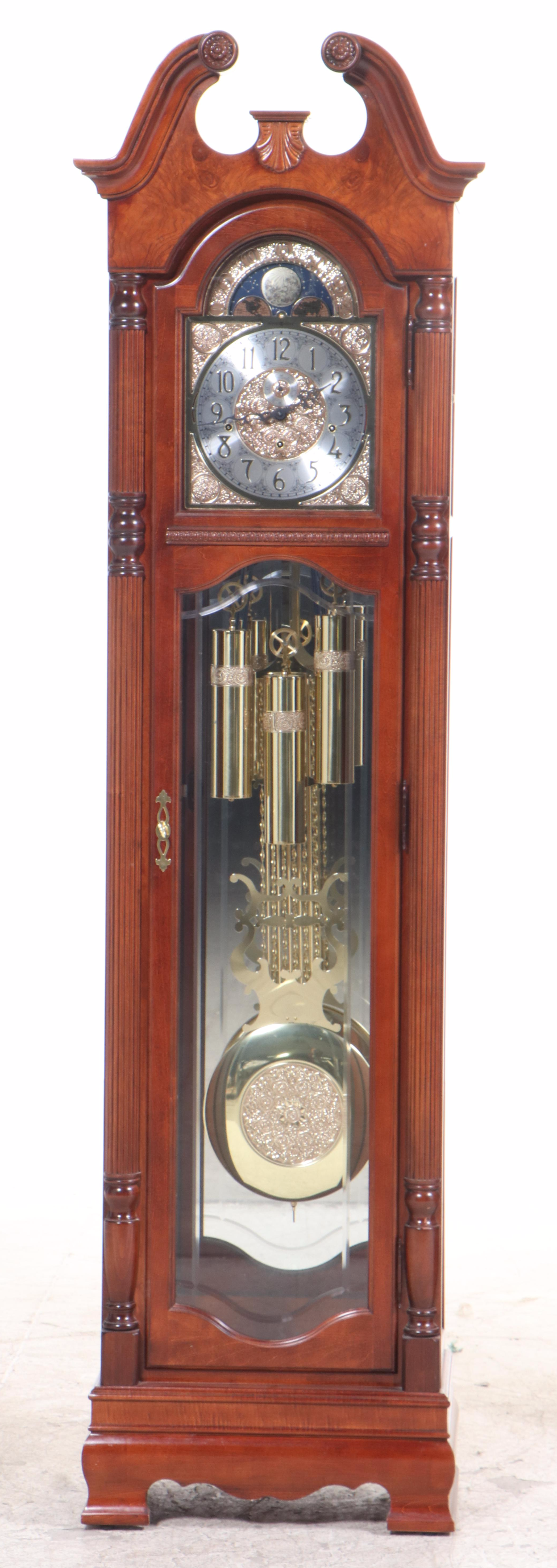 Howard Miller Colonial Style Maple Grandfather Clock | EBTH