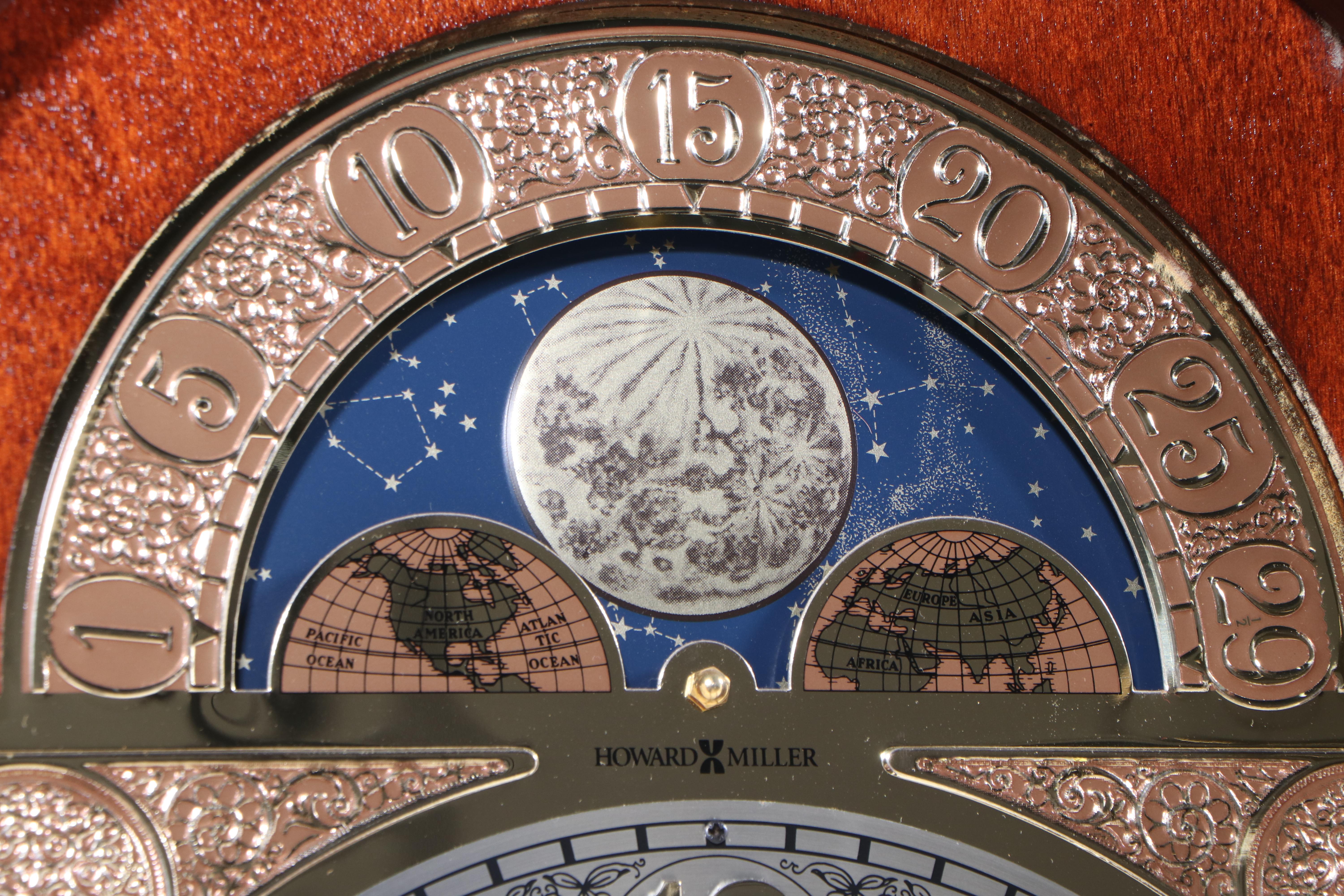 Howard Miller Colonial Style Maple Grandfather Clock | EBTH