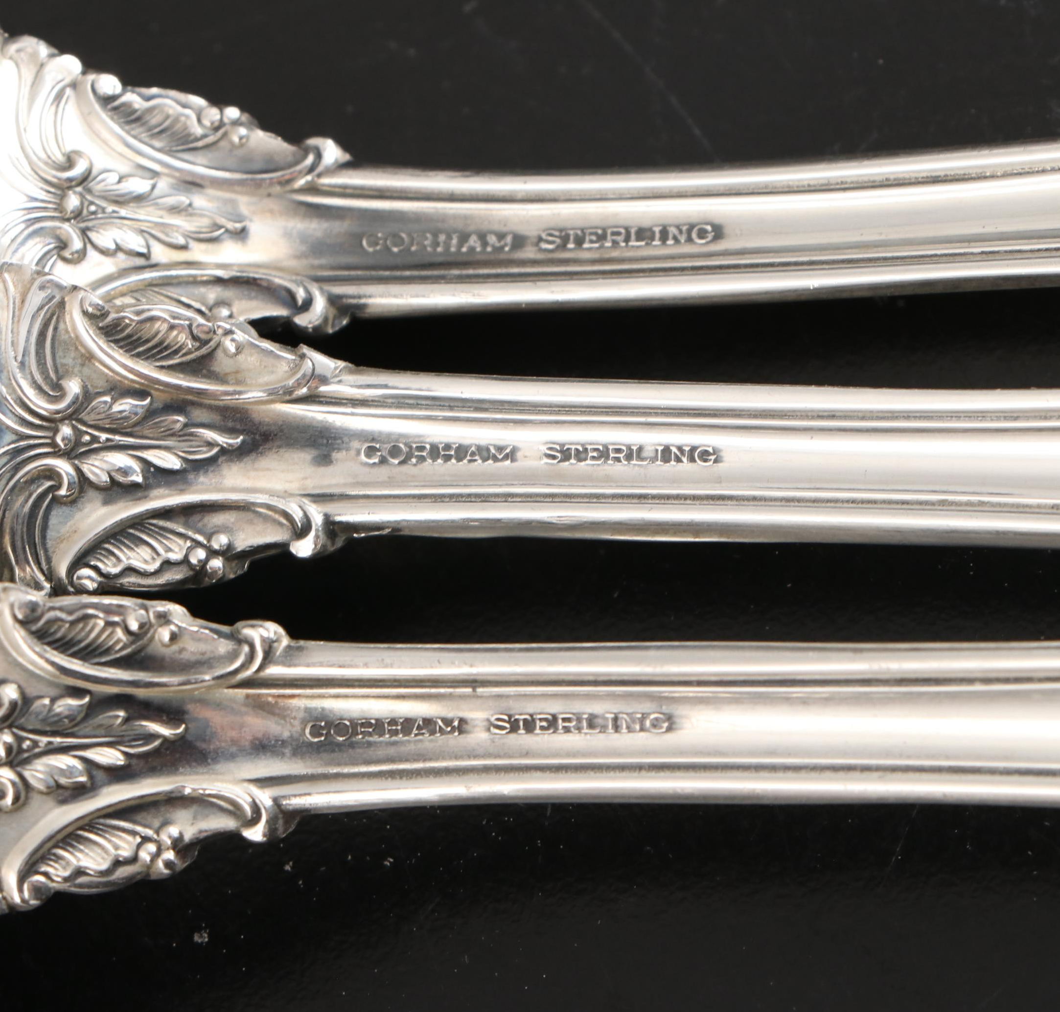 Gorham "King Edward" Sterling Silver Flatware with Storage Chest | EBTH