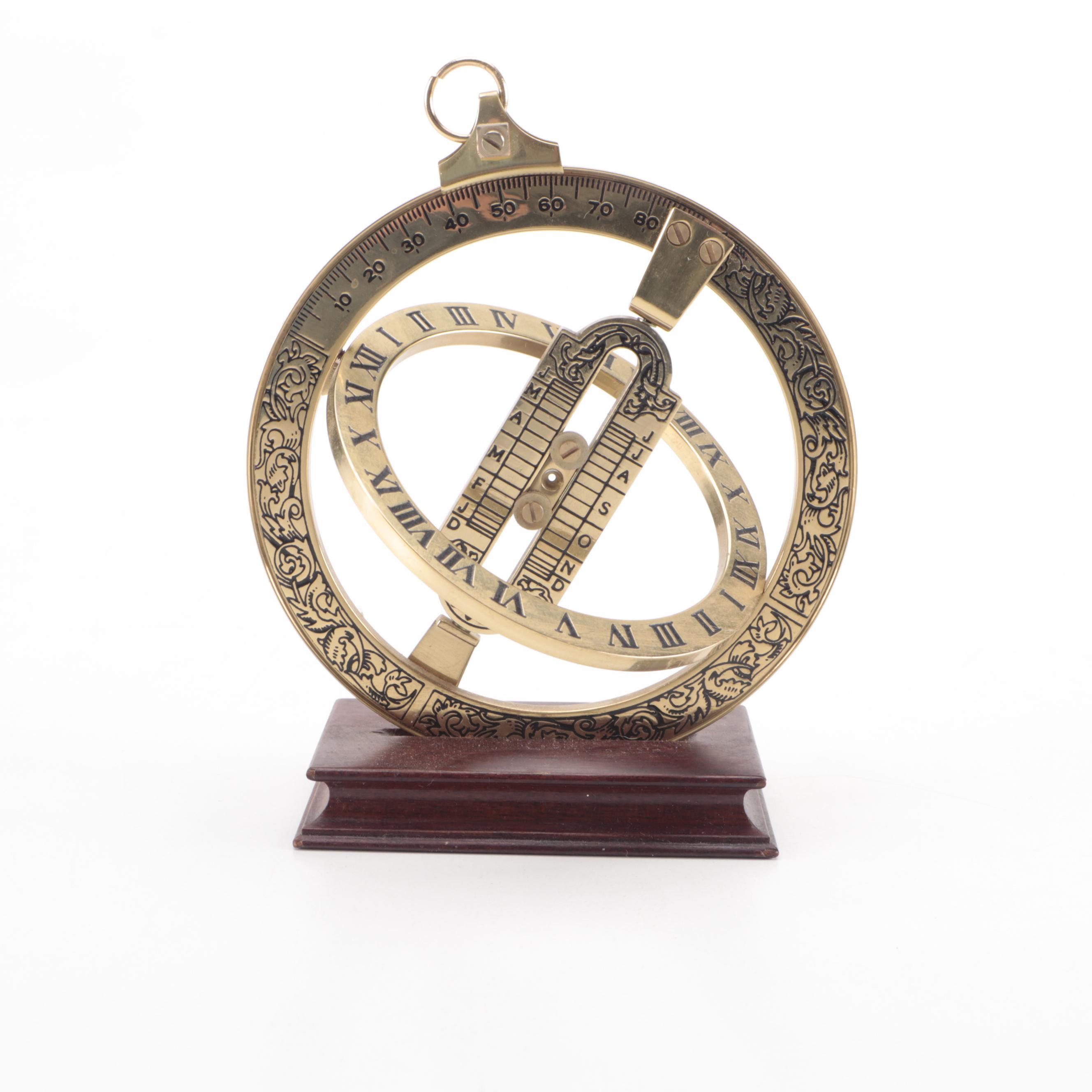 Franklin Mint "Great Instruments of Discovery" Sundial, Ring Dial, and ...