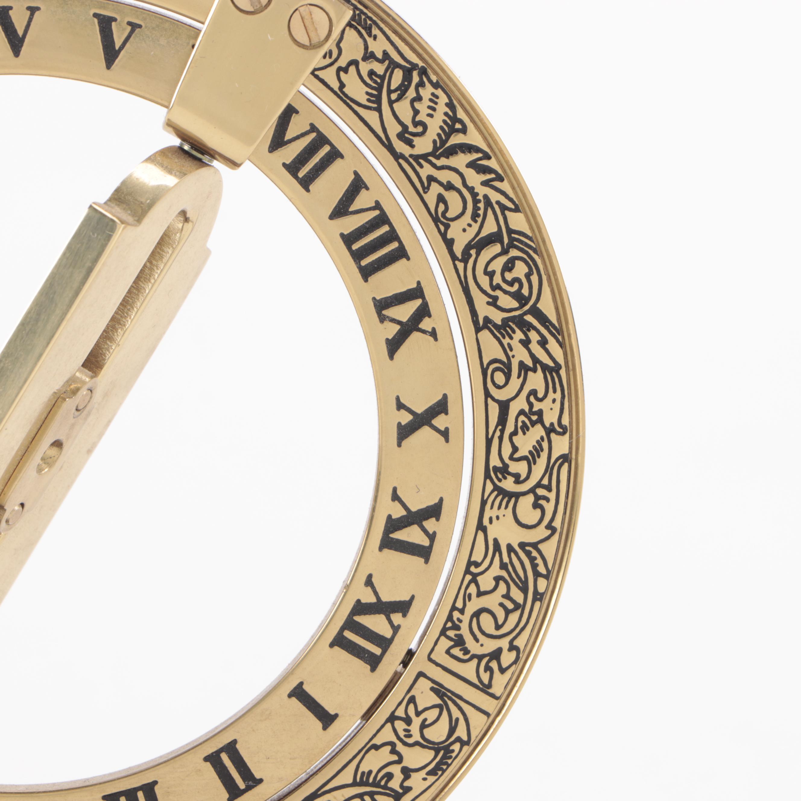 Franklin Mint "Great Instruments of Discovery" Sundial, Ring Dial, and ...