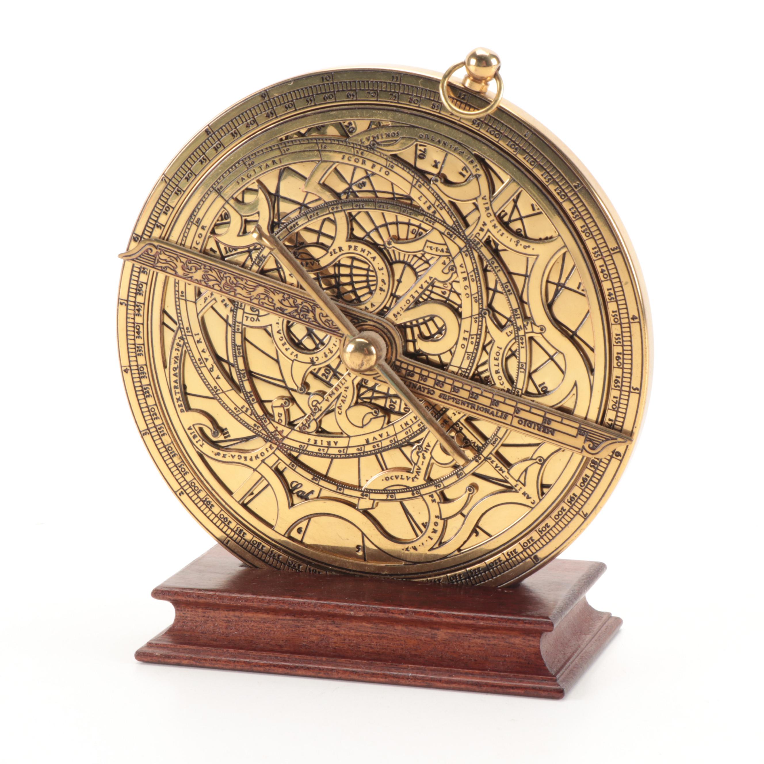 Franklin Mint "Great Instruments of Discovery" Astrolabe, Sundial and ...