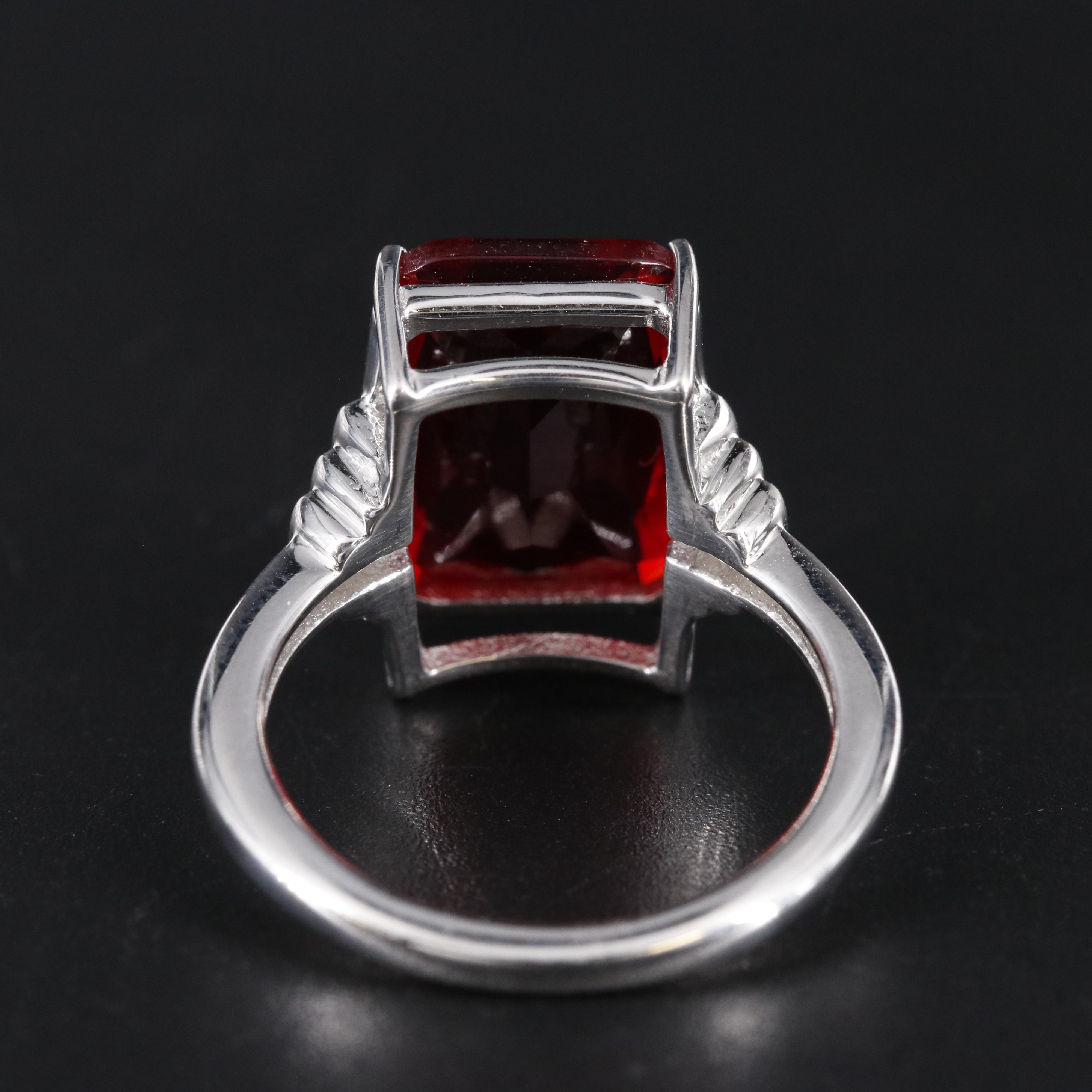 Sterling Silver Ruby Ring | EBTH