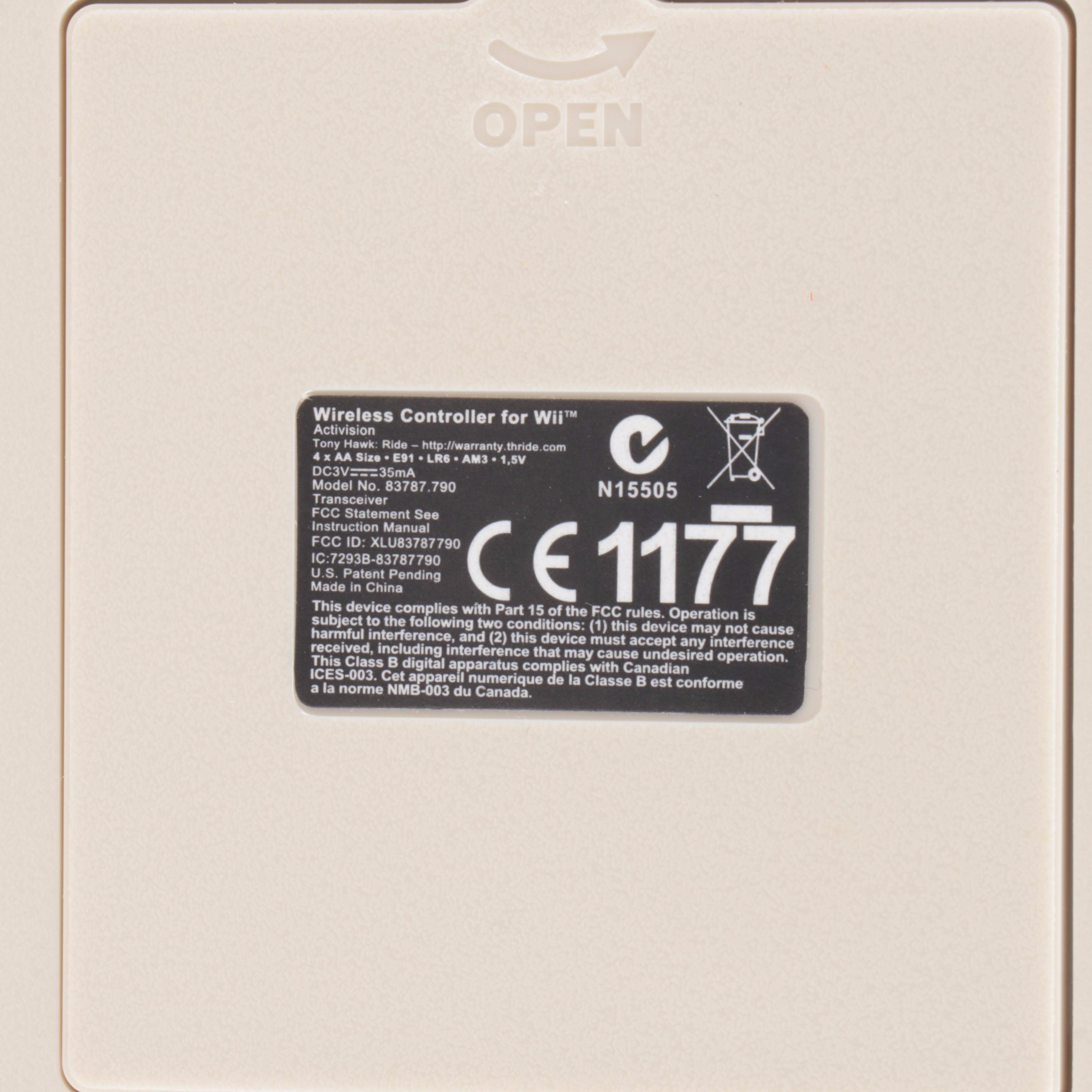 Tony Hawk: Ride Wireless Skateboard Controller for Nintendo Wii | EBTH