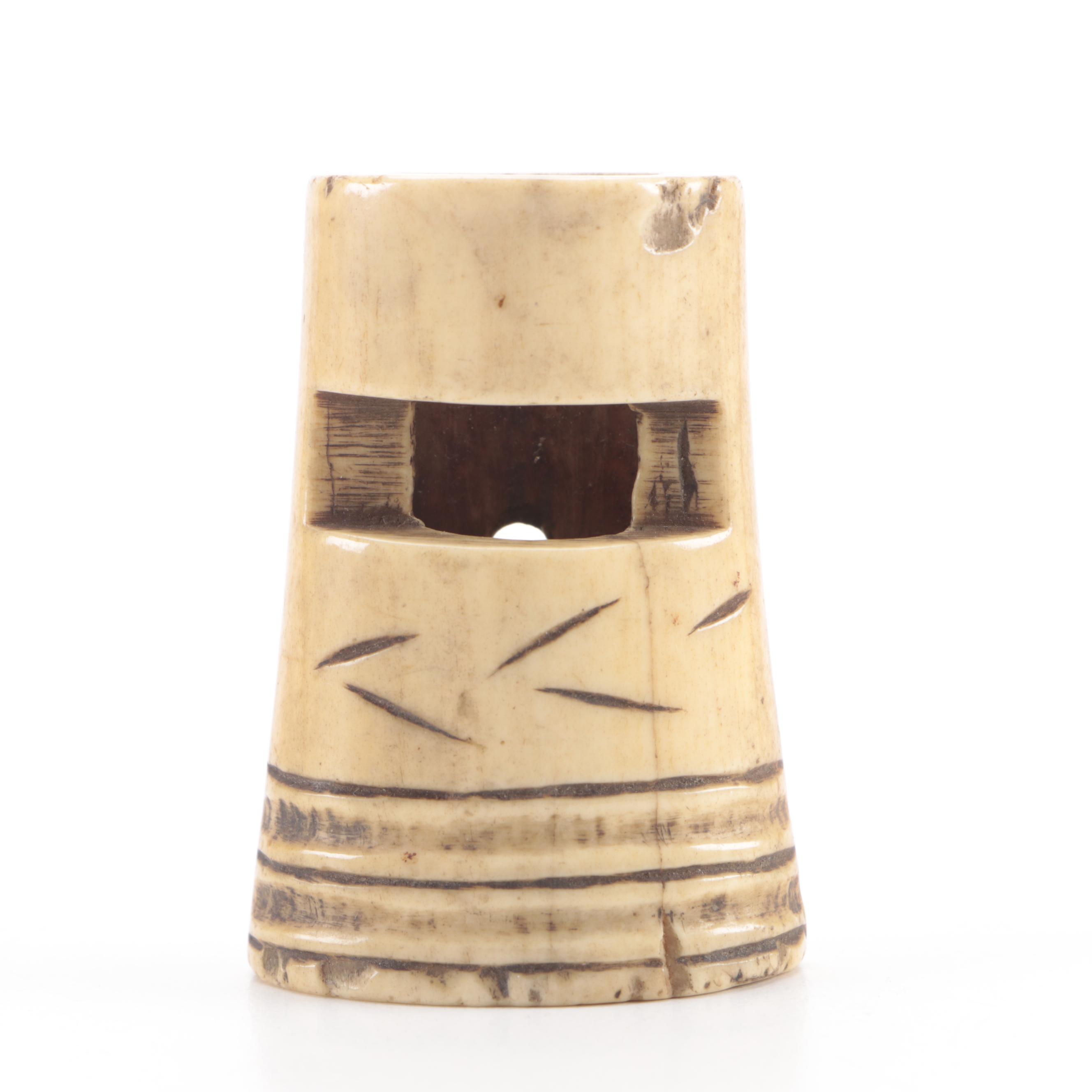 Japanese Figural Carved Bone Netsukes, Meiji Period | EBTH