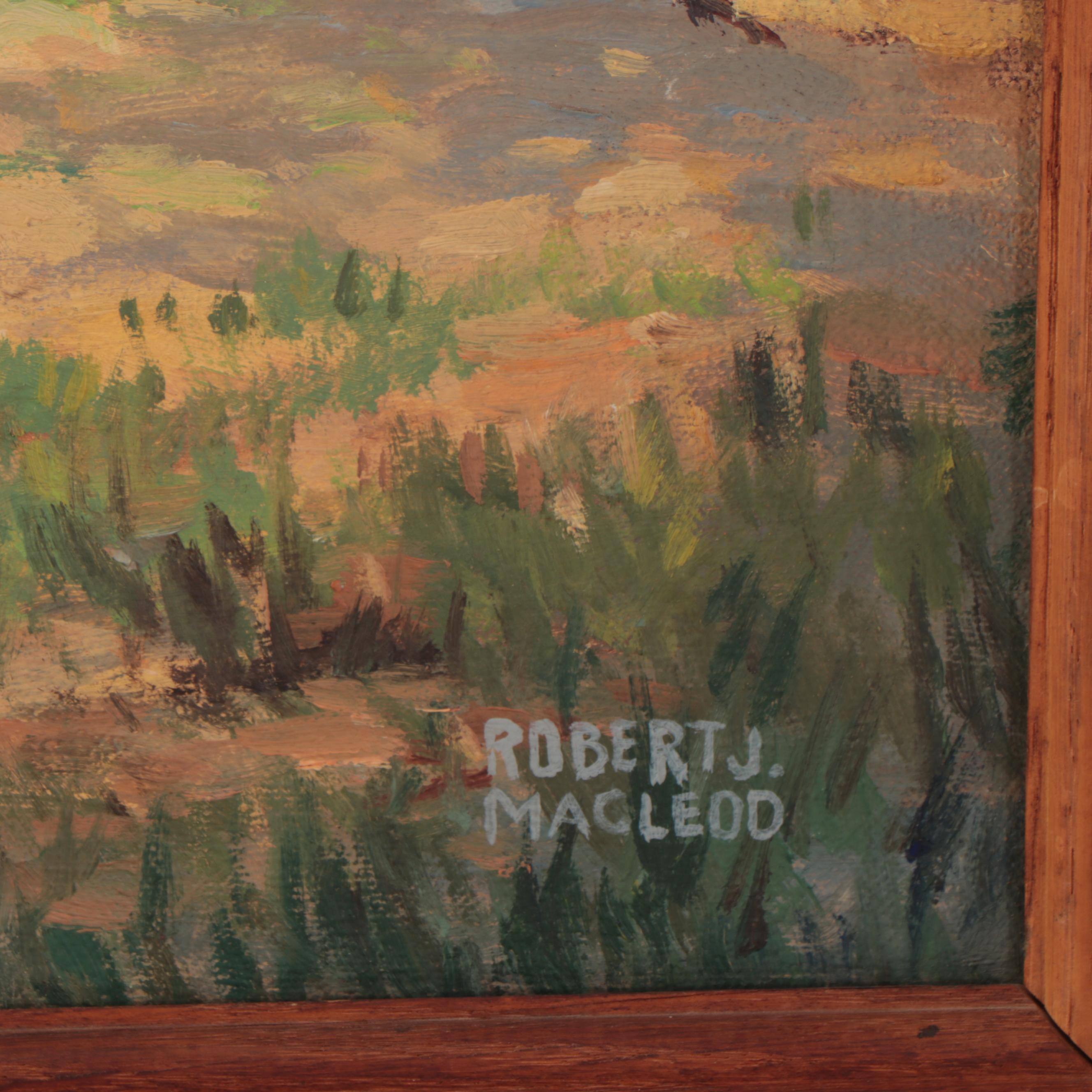 Robert James MacLeod Coastal Landscape Oil Painting | EBTH