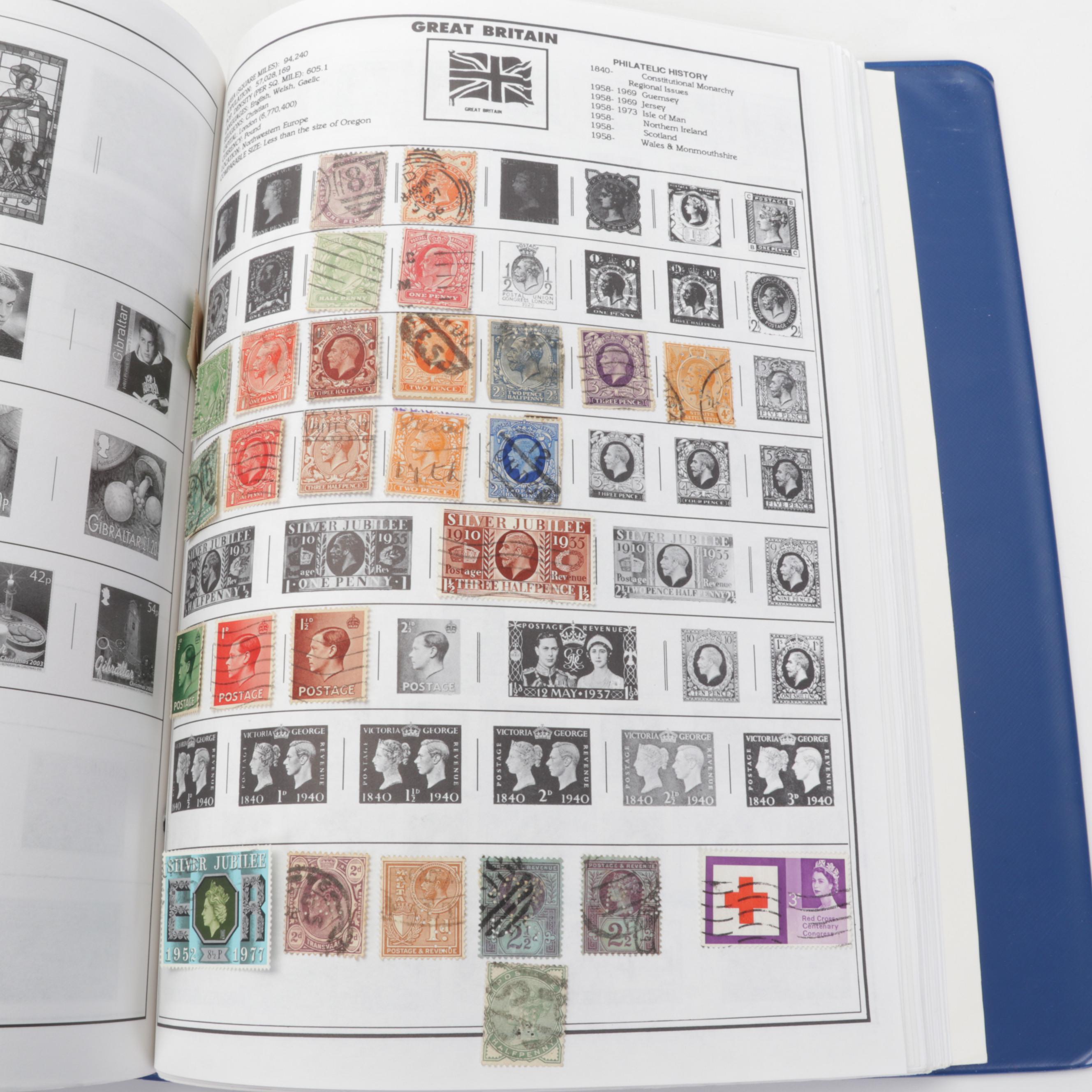 International Stamp Collection in Statesman Binders | EBTH