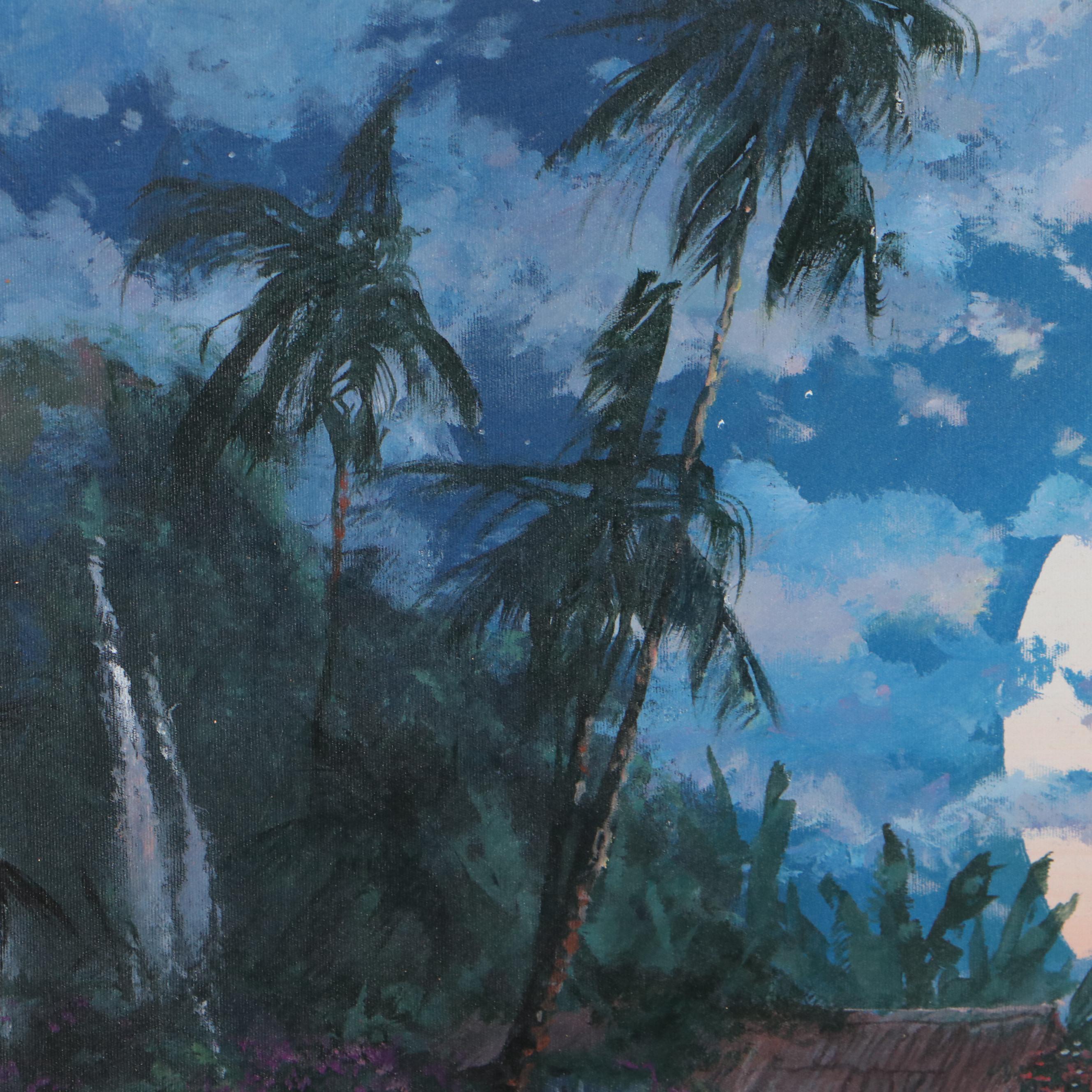 James Coleman Oil Painting "Full Moon Splendor" | EBTH