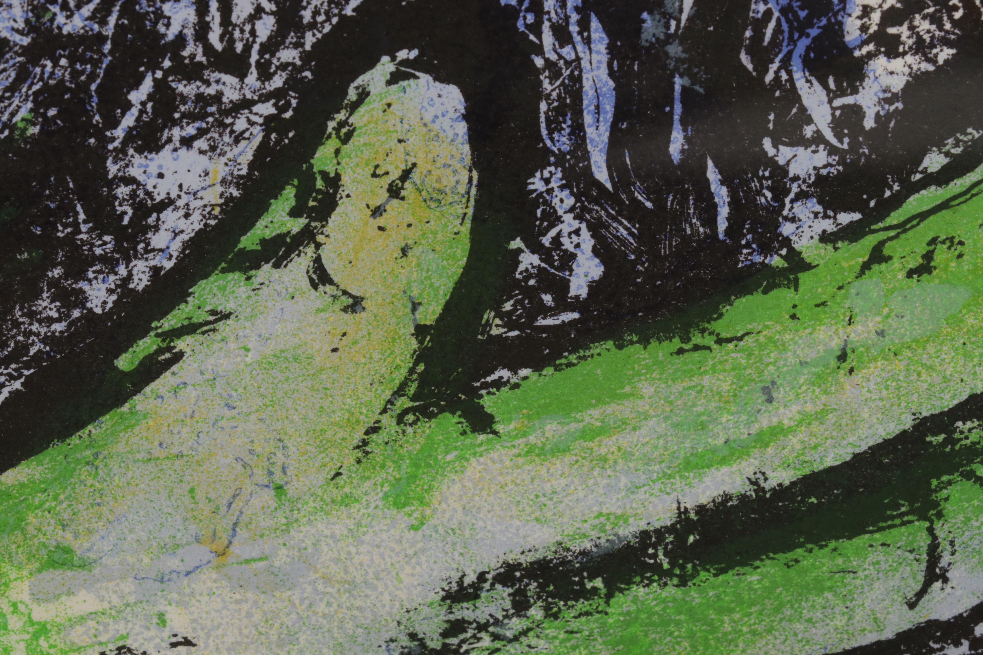 Marc Chagall Color Lithograph "Le Profil et l'enfant rouge," 1960 | EBTH