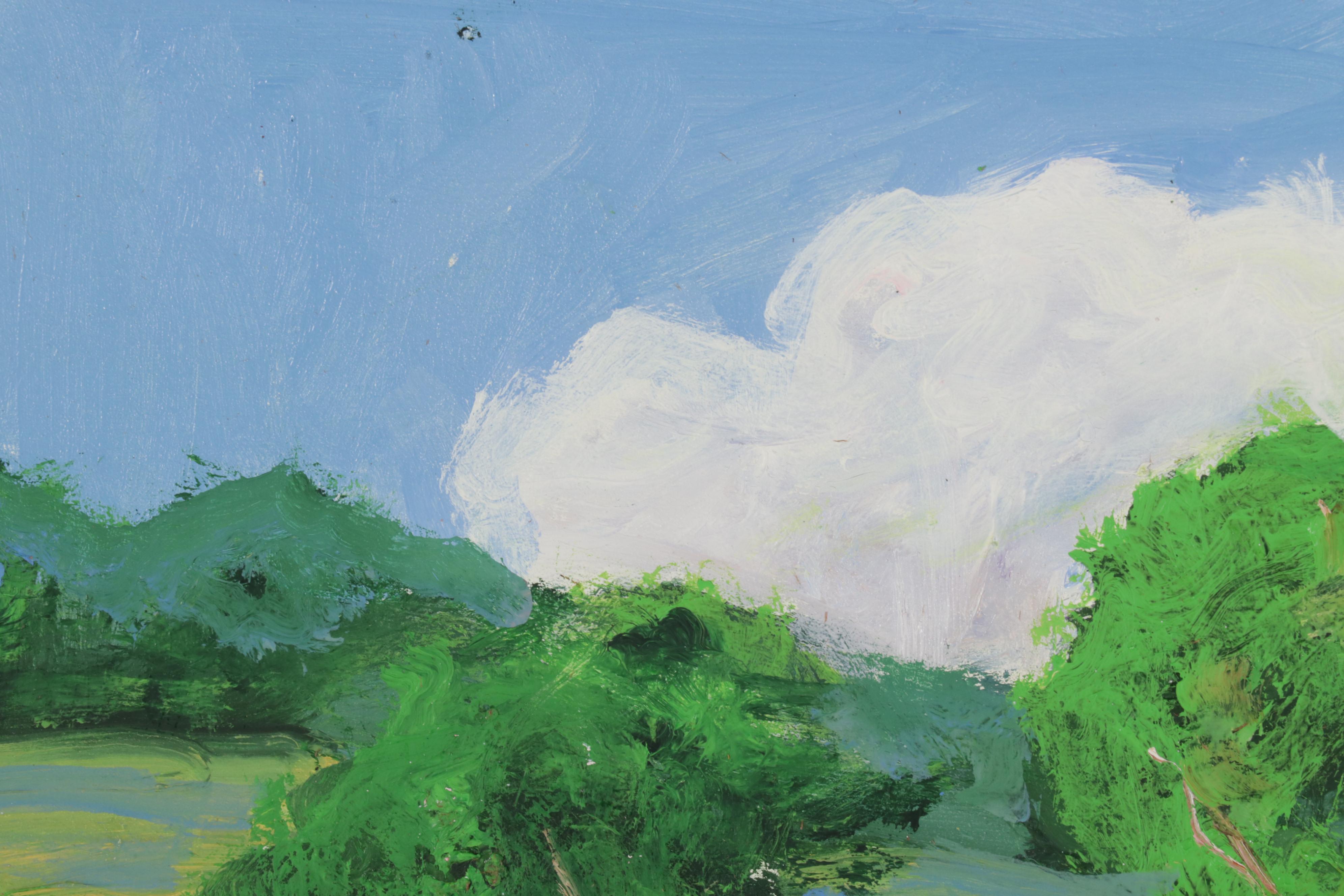 Kenneth R. Burnside Oil Painting of Rural Landscape, 21st Century | EBTH