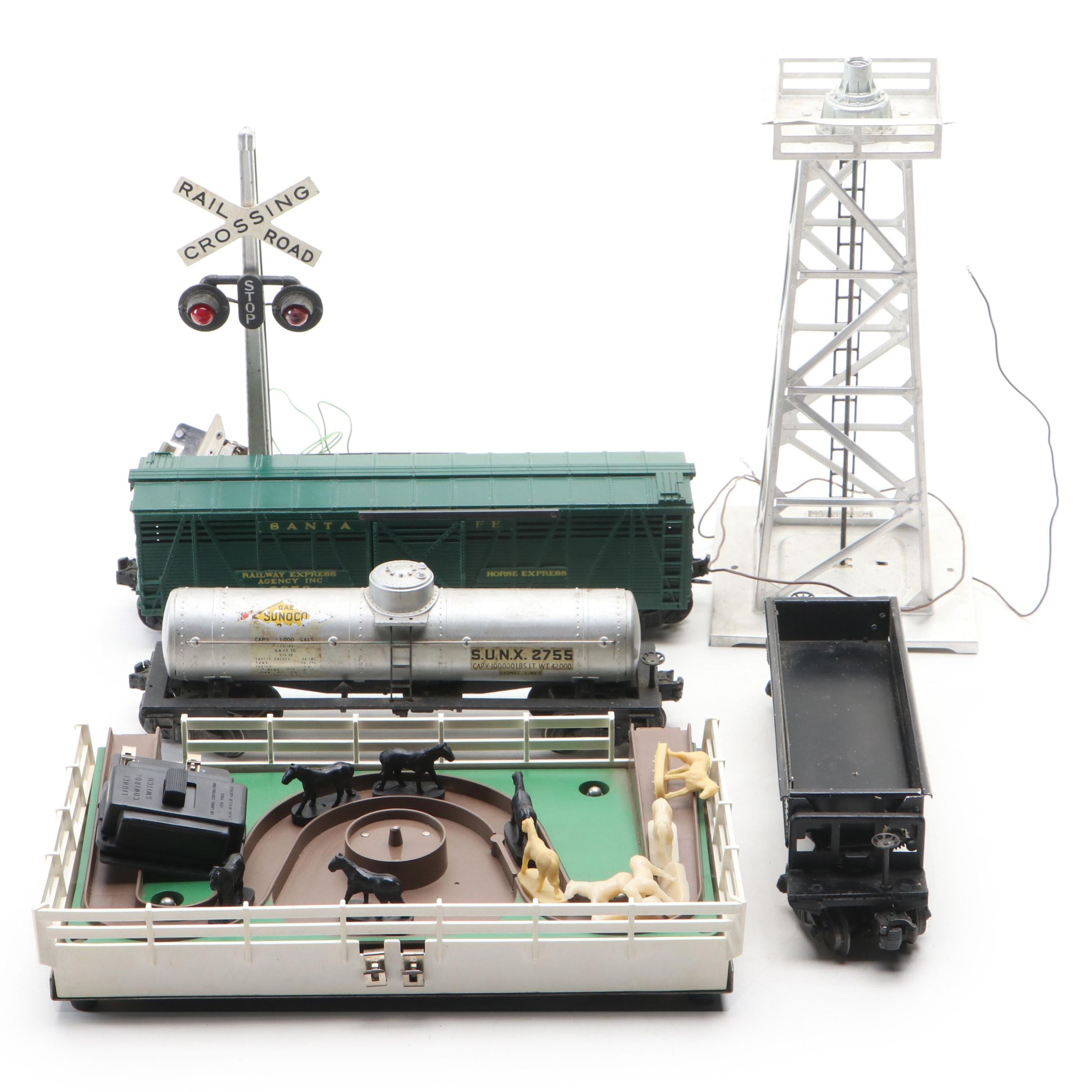 Lionel 3356 Horse Car Set with Assorted Cars and Scenery | EBTH