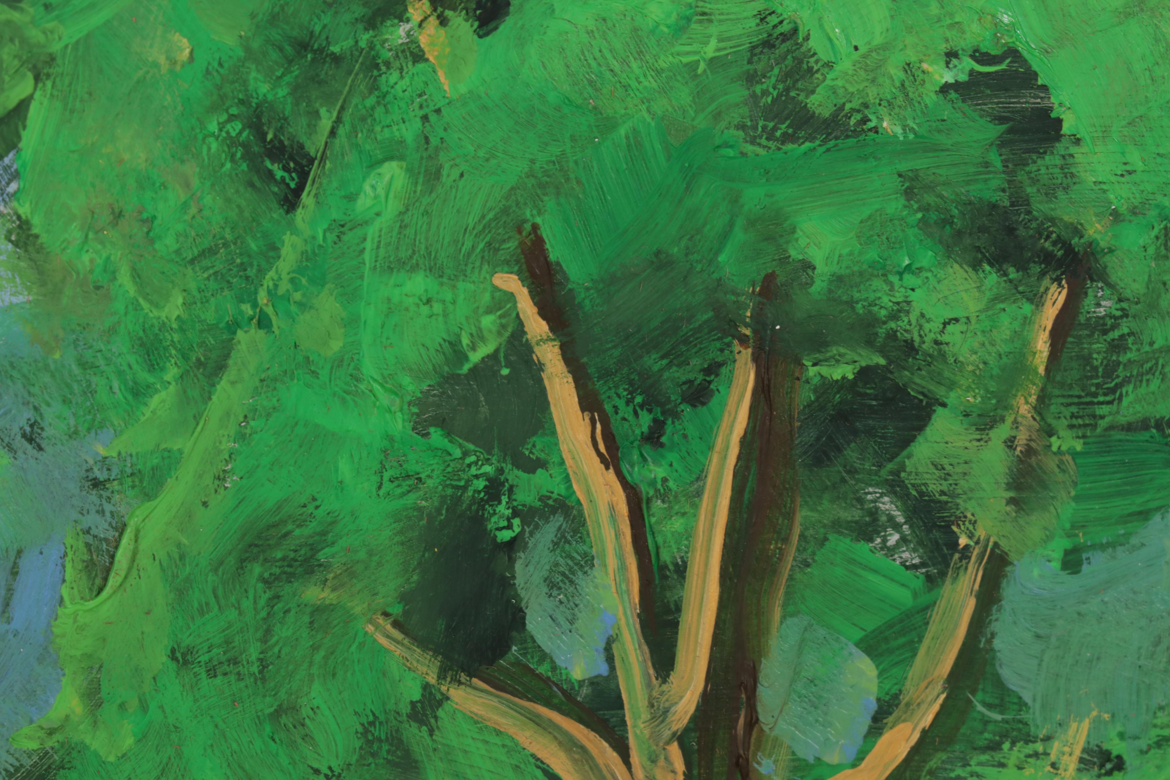 Kenneth R. Burnside Pastoral Landscape Oil Painting, 21st Century | EBTH