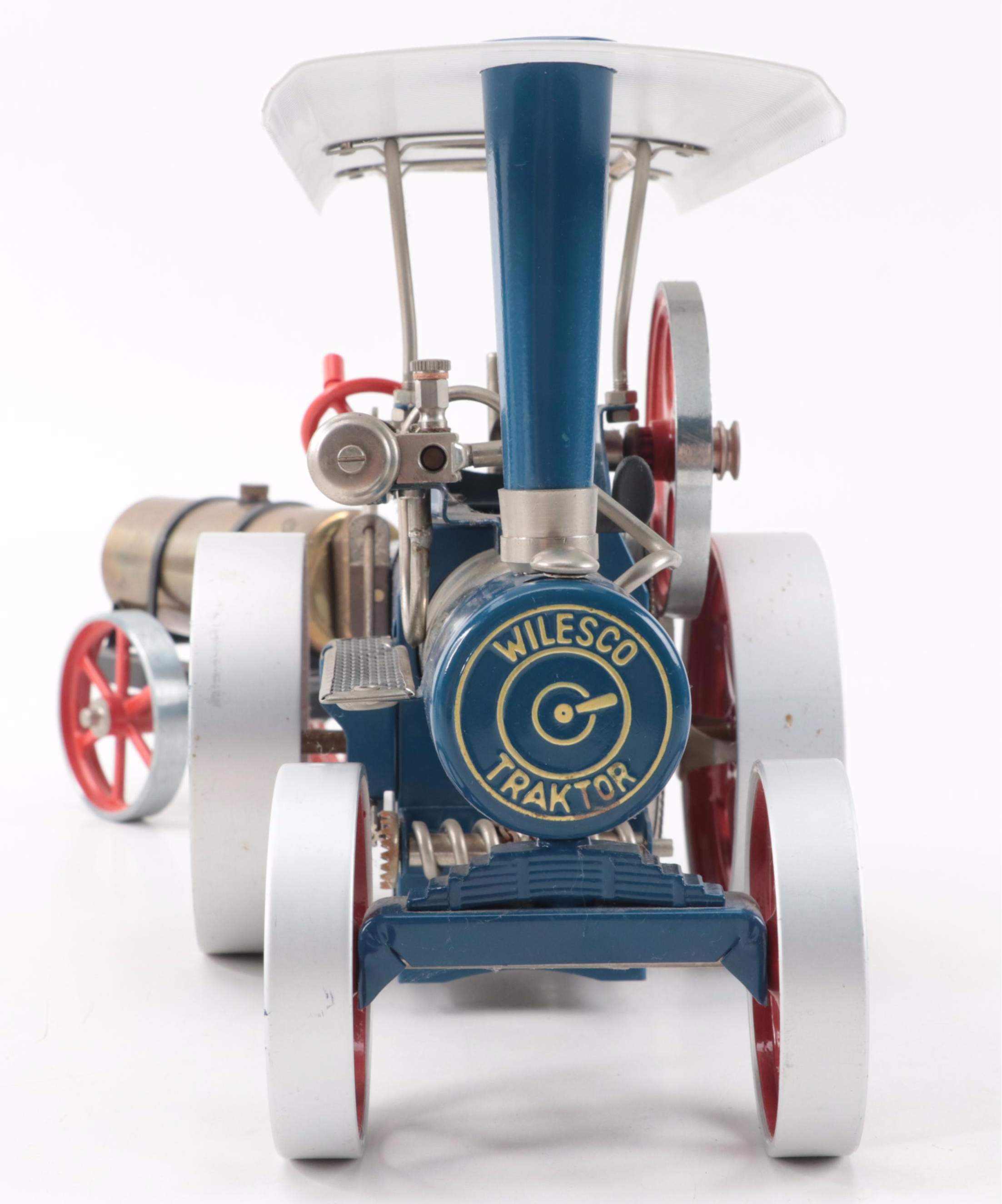 Wilesco and Mamod Metal Toy Steam Traction Engine and Wagon | EBTH