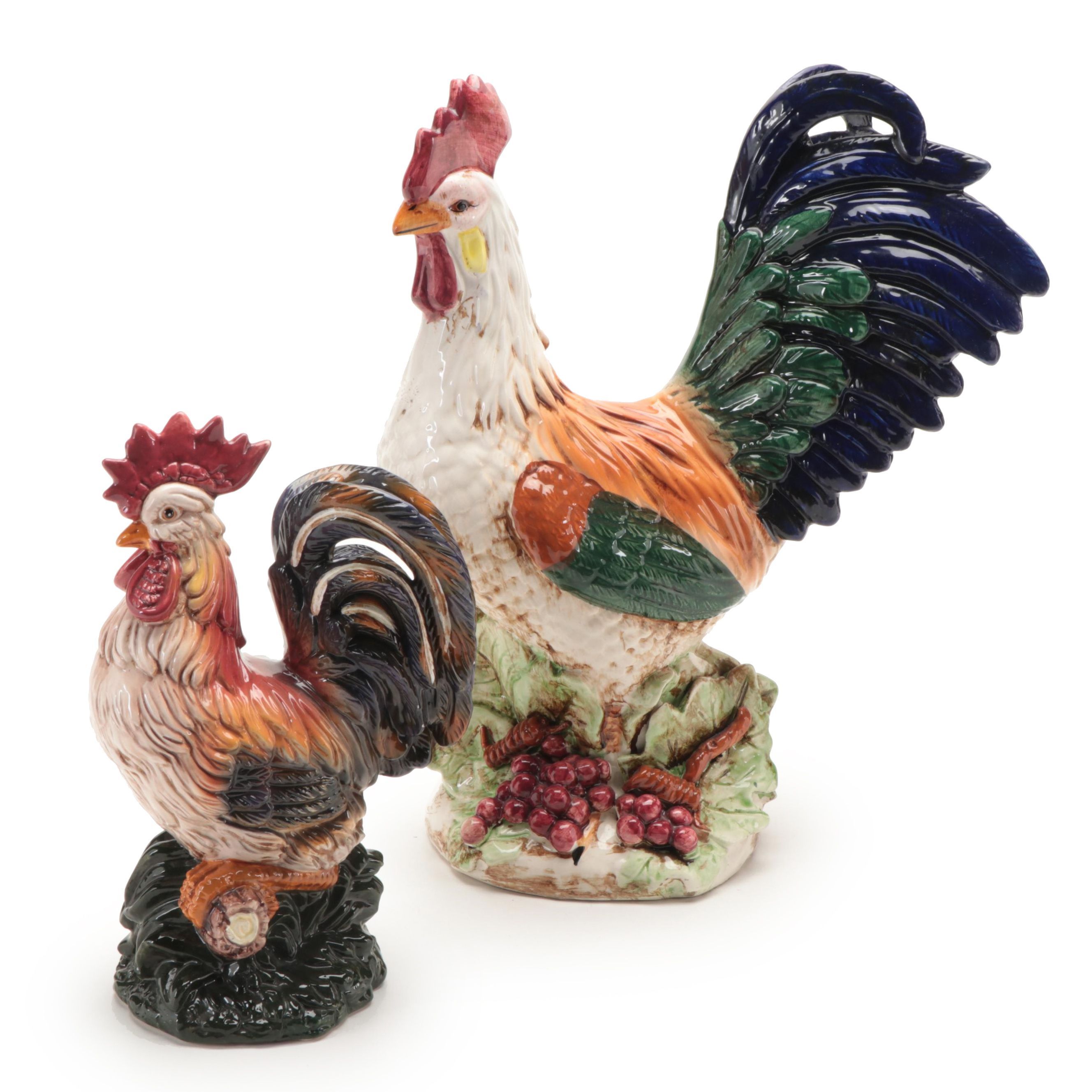 Glazed Ceramic Rooster Centerpieces | EBTH