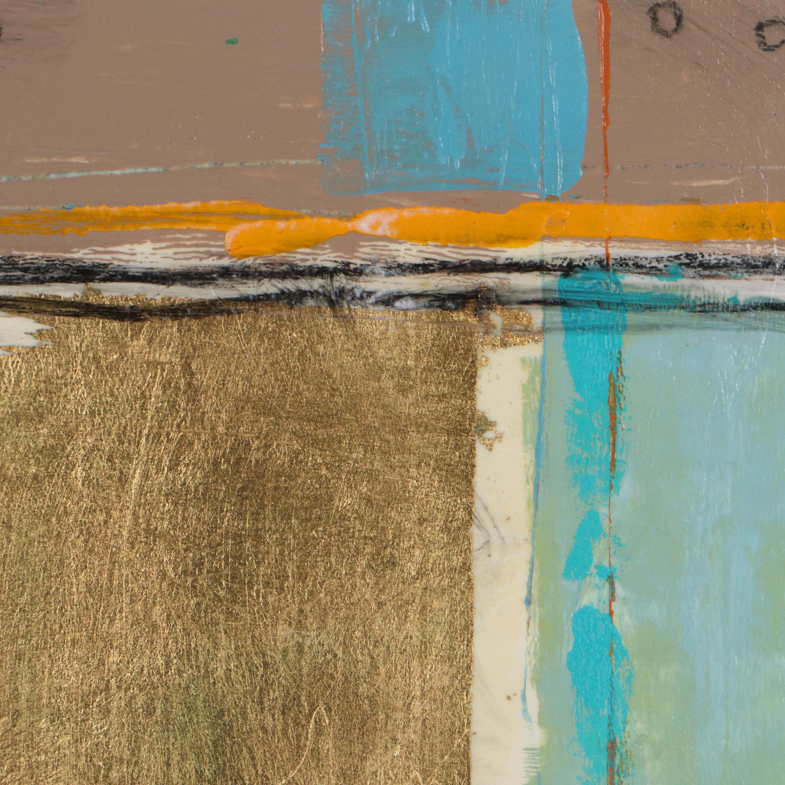 Ursula J. Brenner Abstract Mixed Media Painting, 21st Century | EBTH