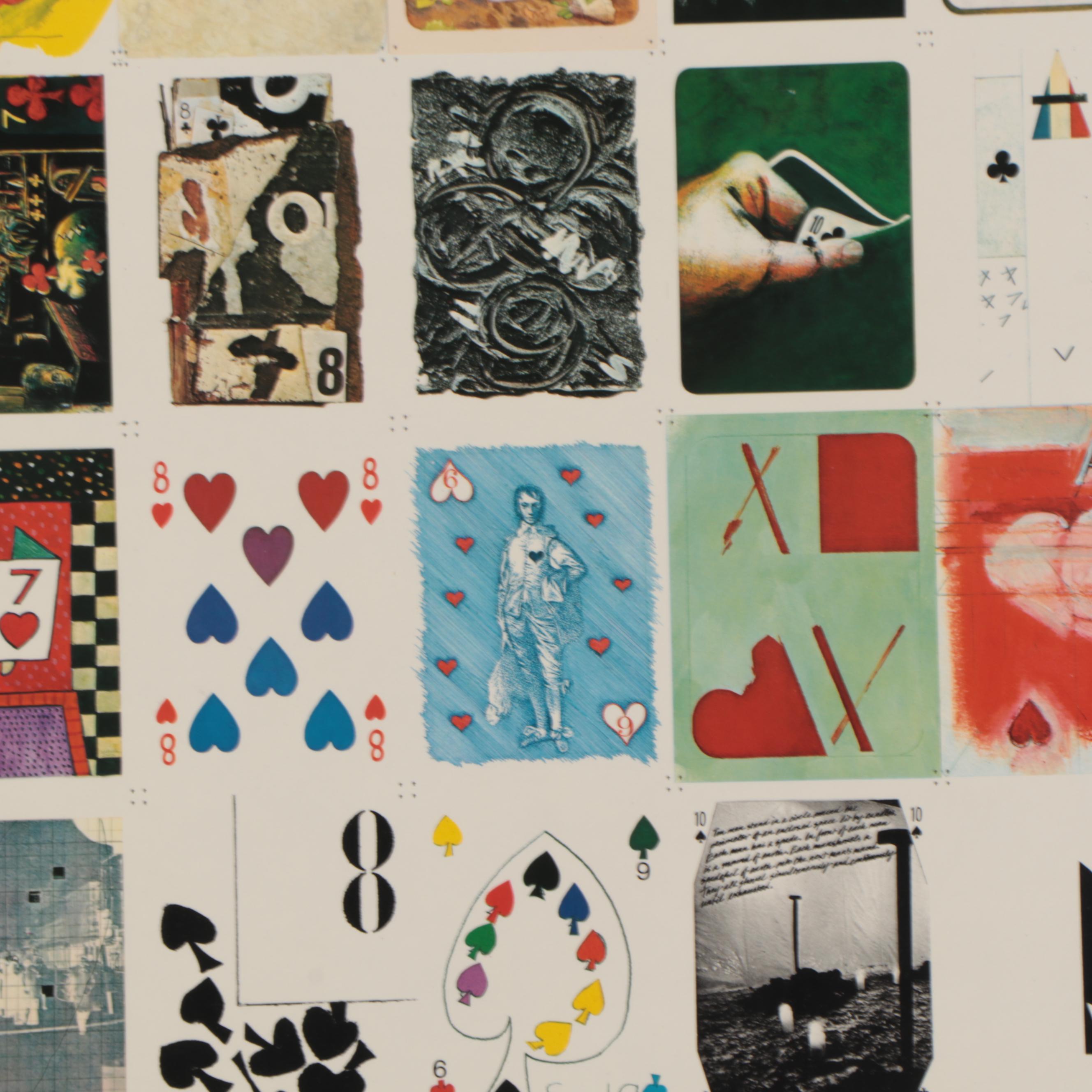 Offset Lithograph Poster "The Deck of Cards," 1980 | EBTH