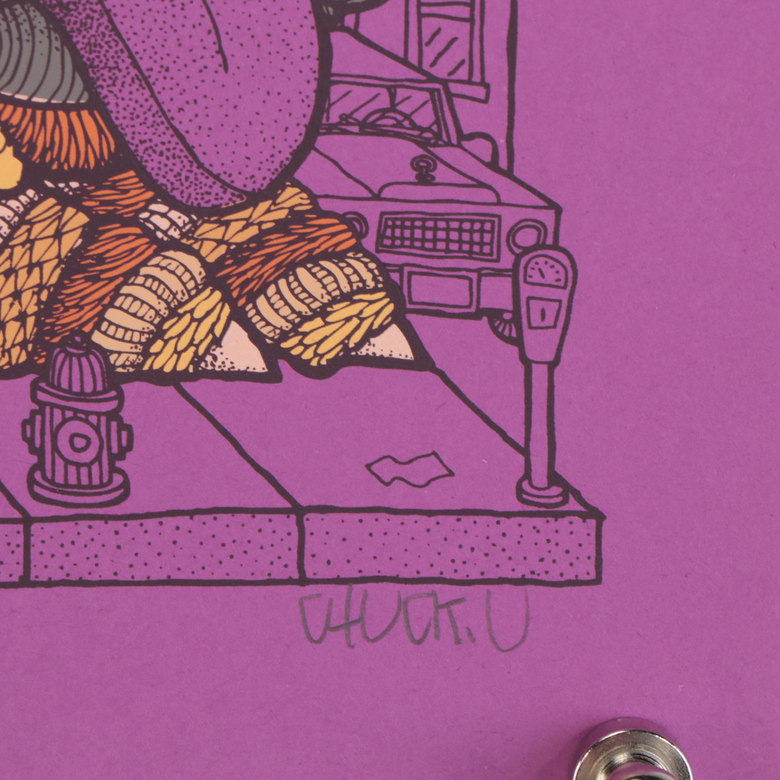 Chuck "U" Ungemach Serigraph from "Gristle & Beef" Series | EBTH