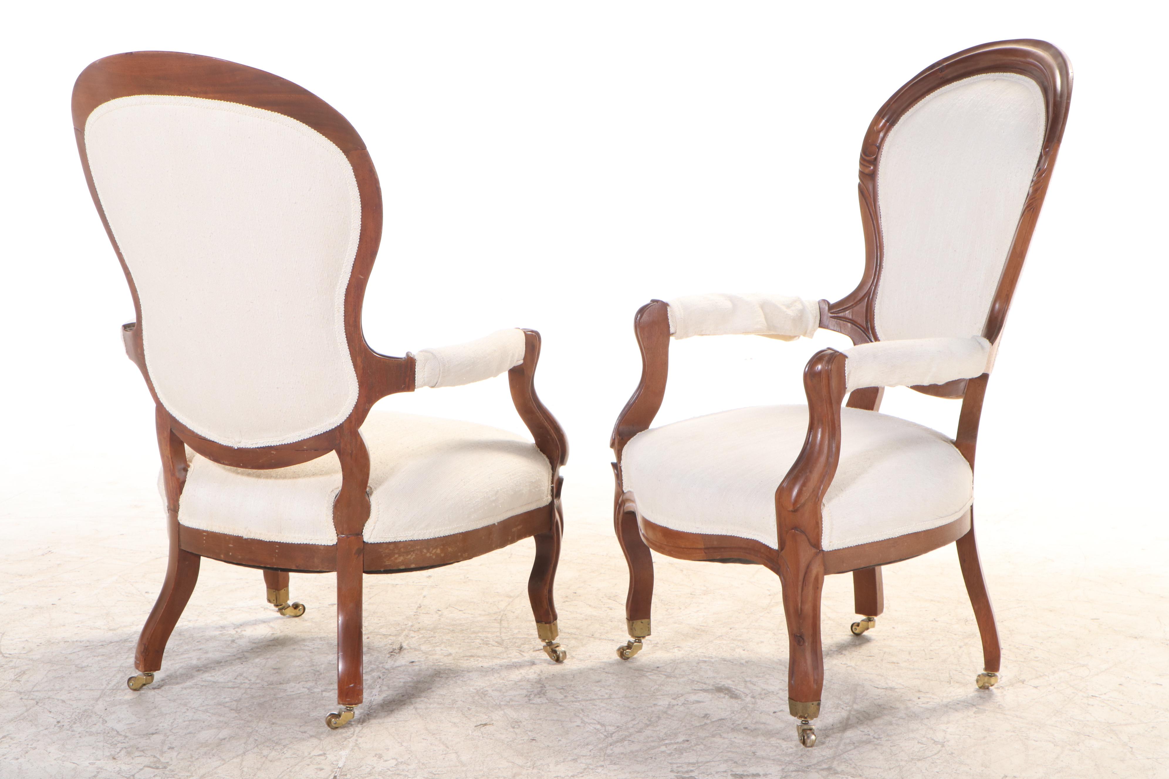 Five-Piece American Rococo Revival Parlor Suite, circa 1870 | EBTH