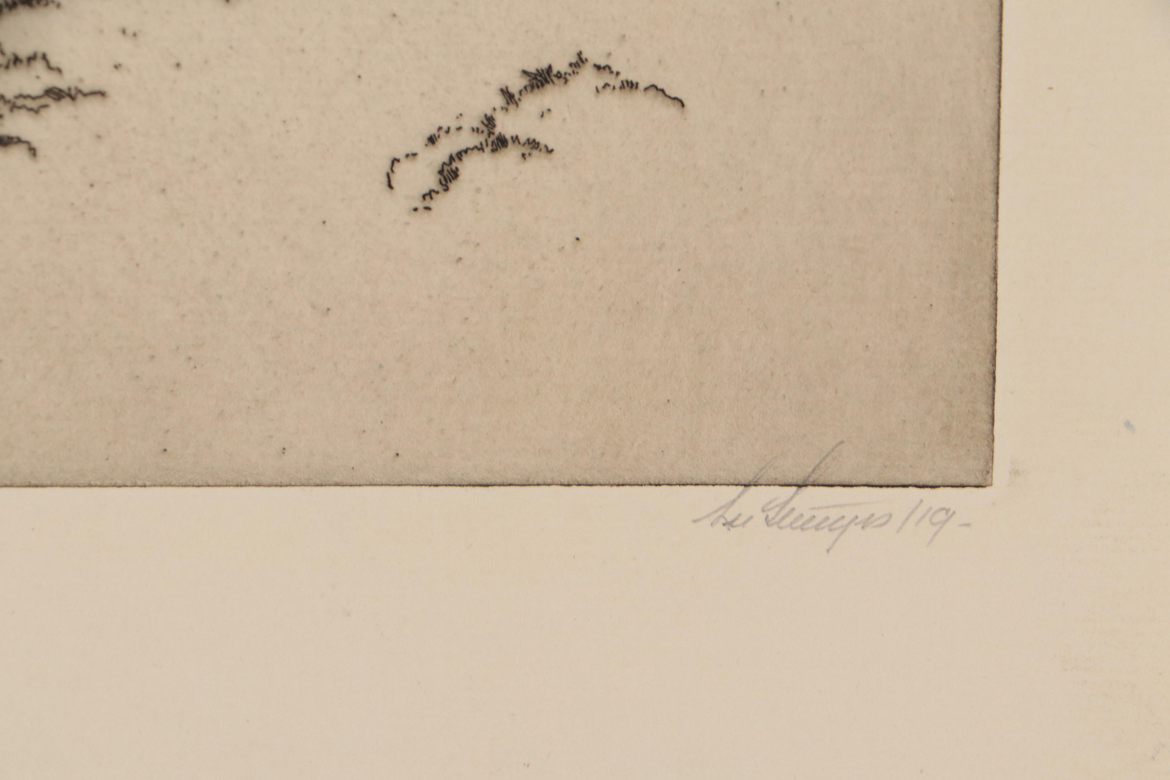 Lee Sturges Mountain Landscape Etchings, Circa 1920 | EBTH