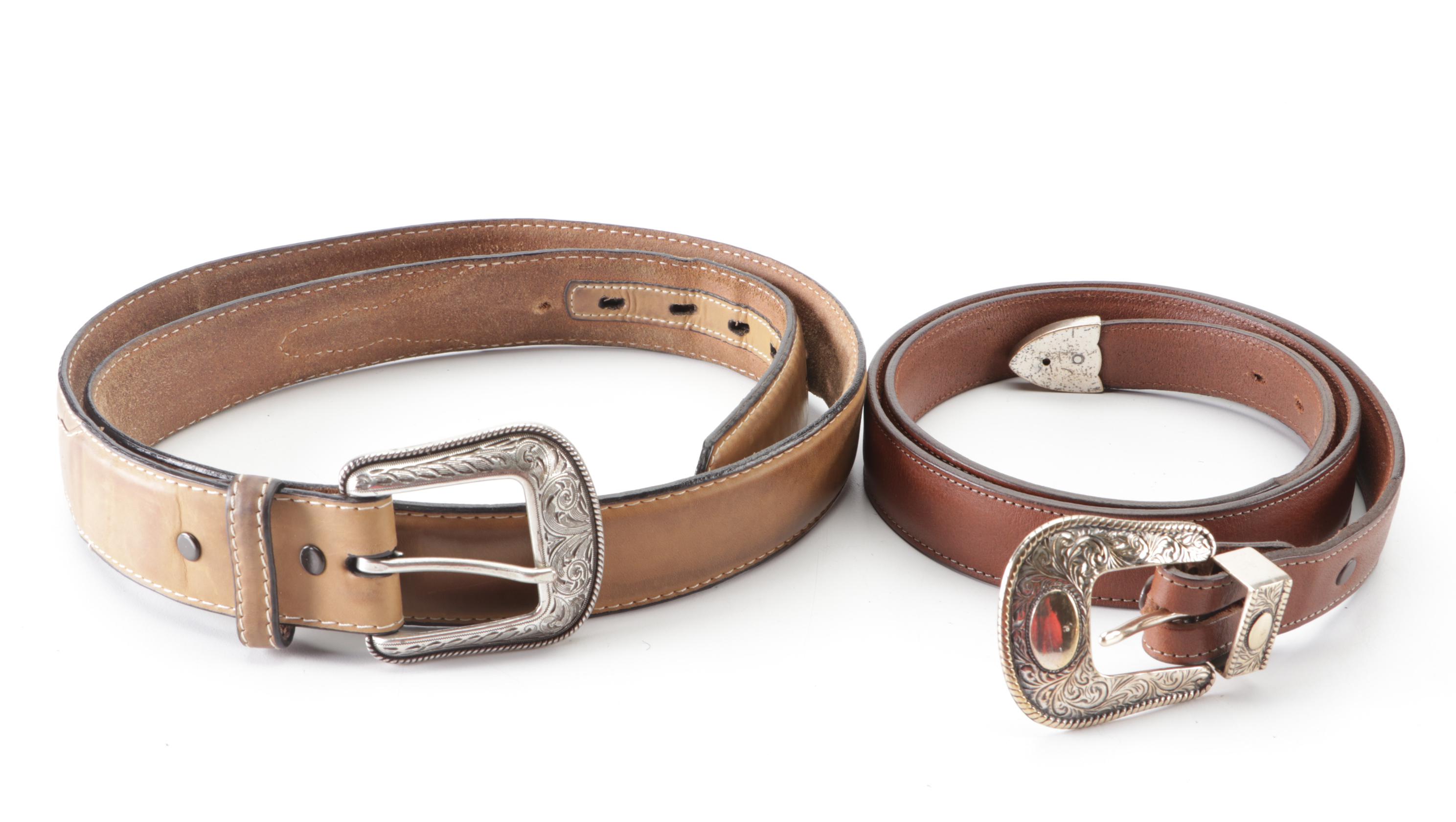 Wrangler, 3D Belt, Ariat, and More Western Style Leather Belts | EBTH