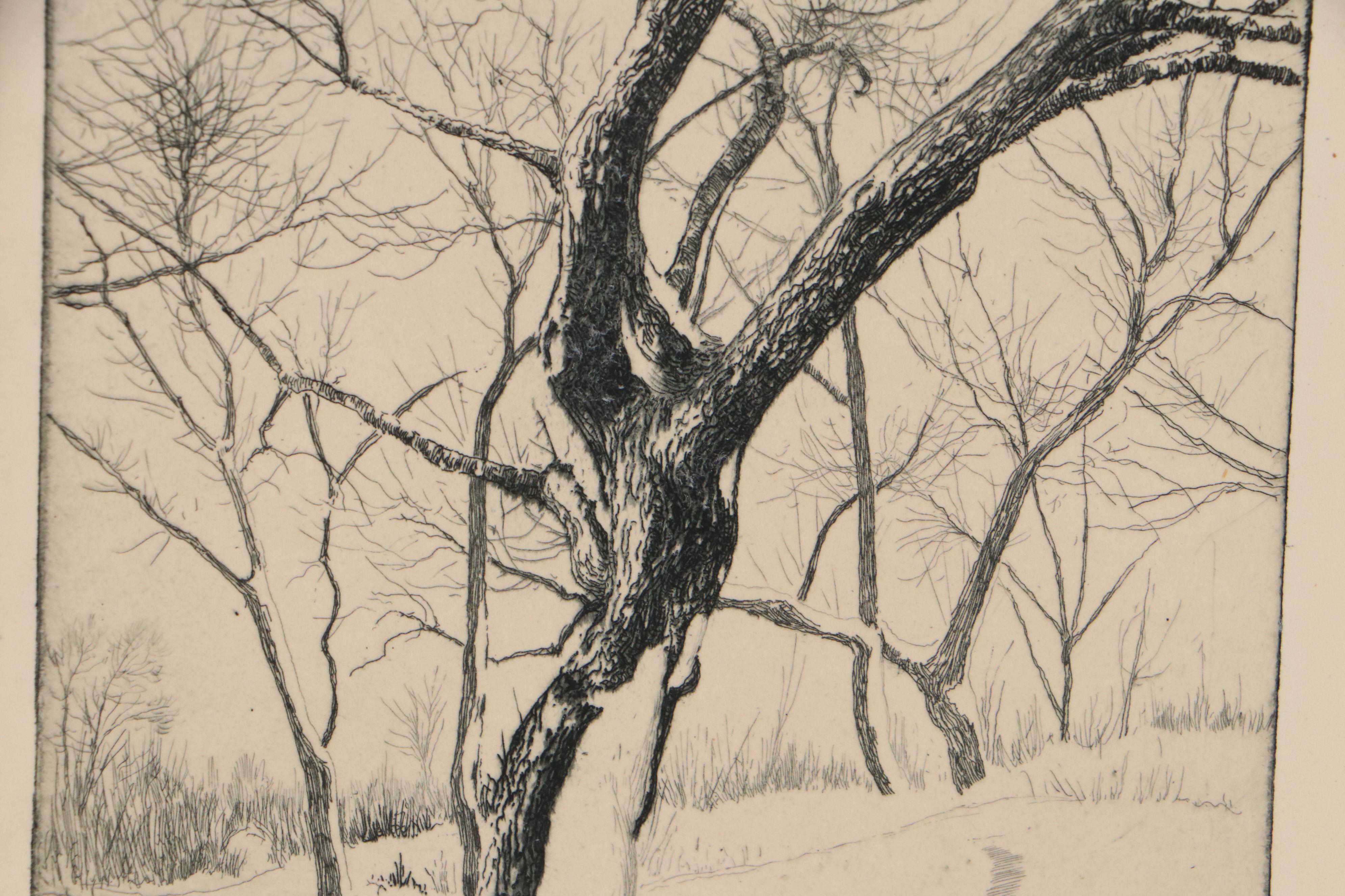 Lee Sturges Farm and Winter Landscape Etchings, 1910-1958 | EBTH