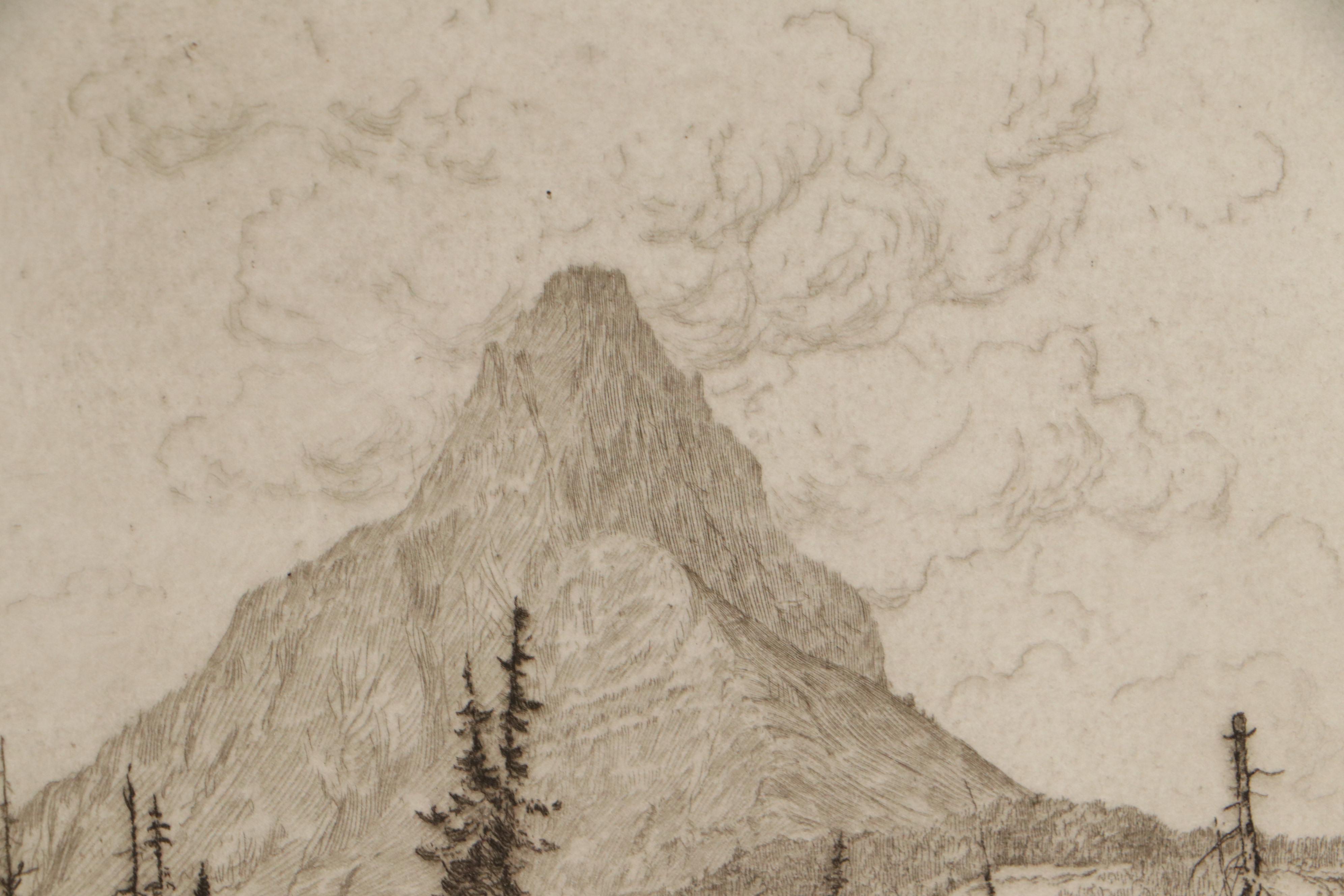Lee Sturges Etchings Including "Stark Peak and Mount Wilbur," 1919 | EBTH