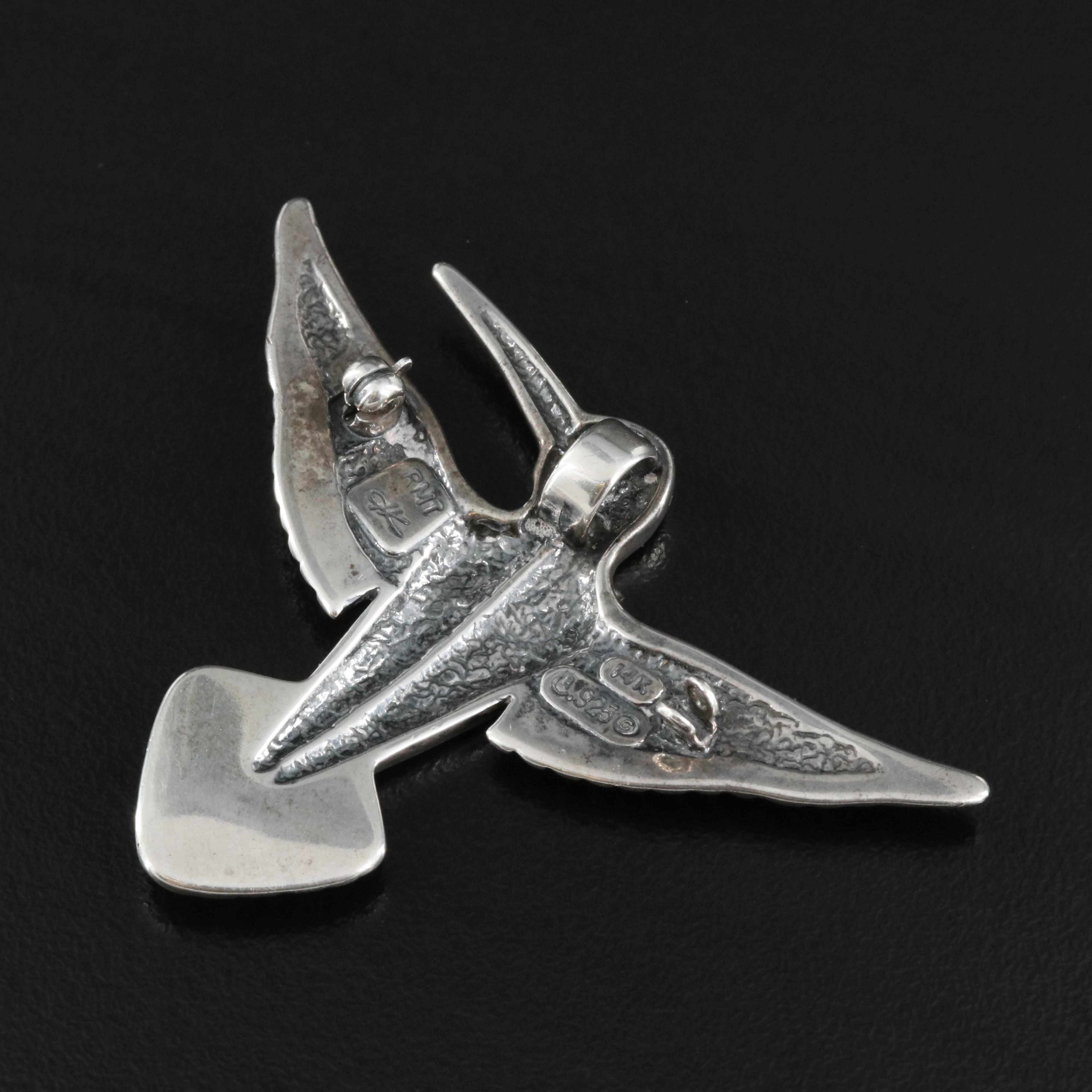 Native American Roderick & Marilyn Tenorio for Relios Sterling Pendant ...