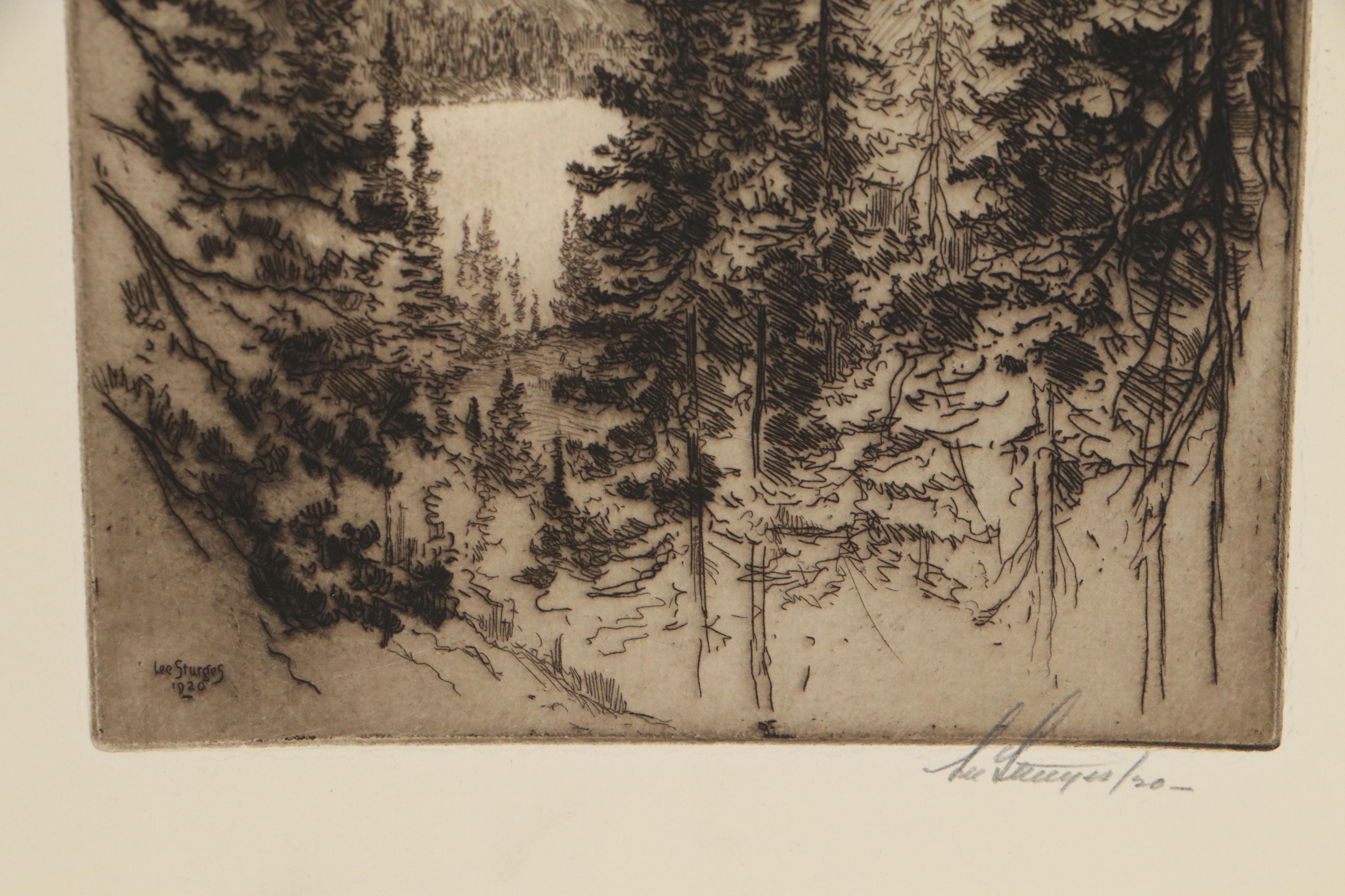 Lee Sturges Etchings Including "Three Sisters," 1941 | EBTH