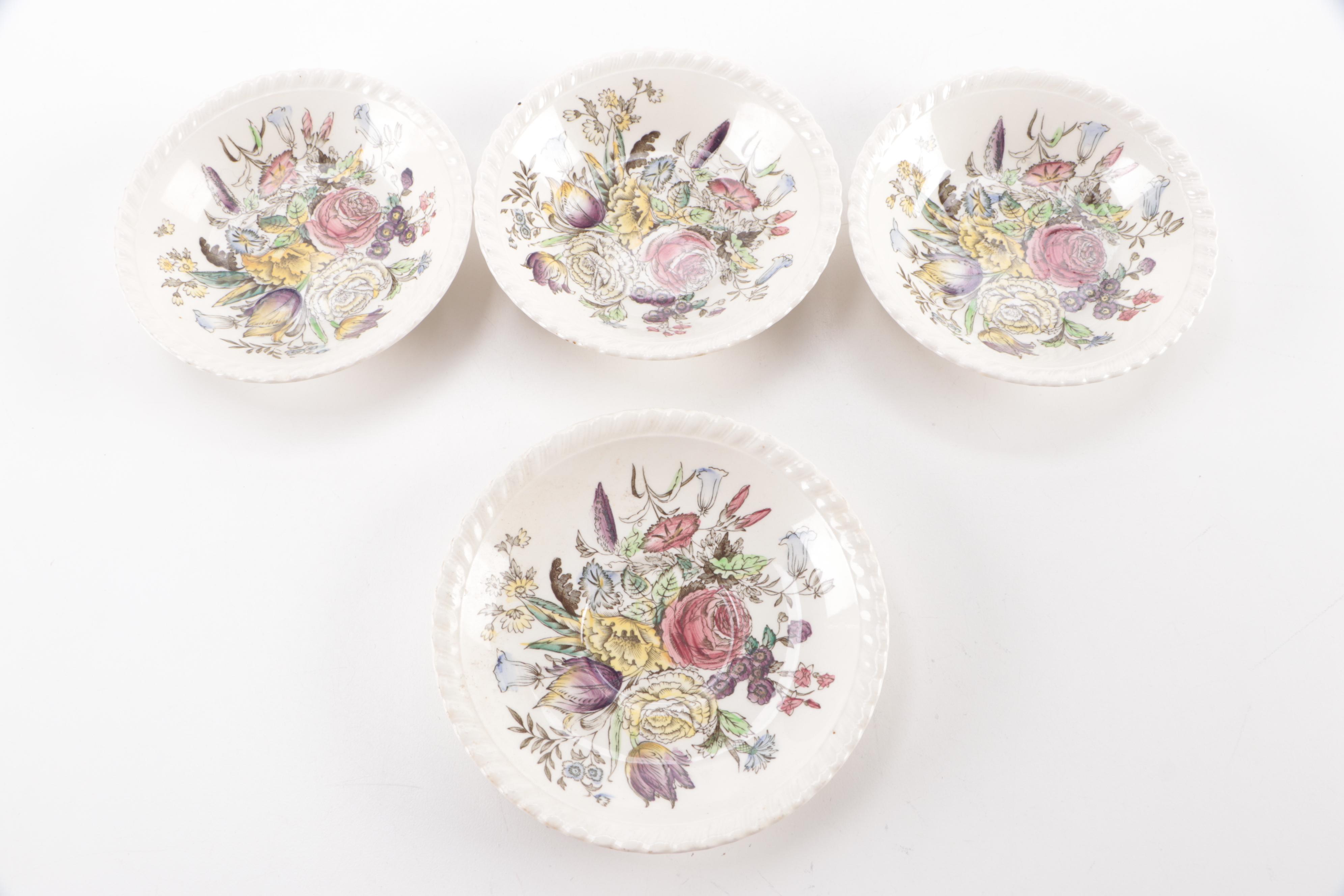 Johnson Bros. "Garden Bouquet" Windsor Ware Ironstone Dinnerware, 1940 ...