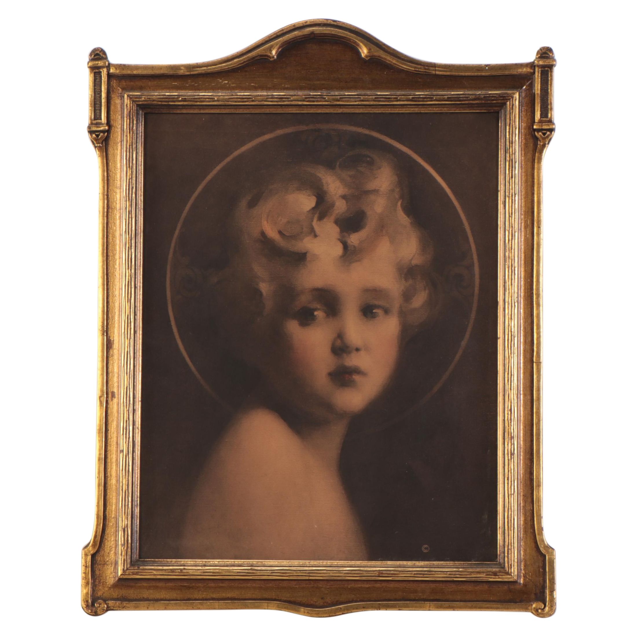 Hand-Colored Photogravure After Charles Bosseron Chambers of Young ...