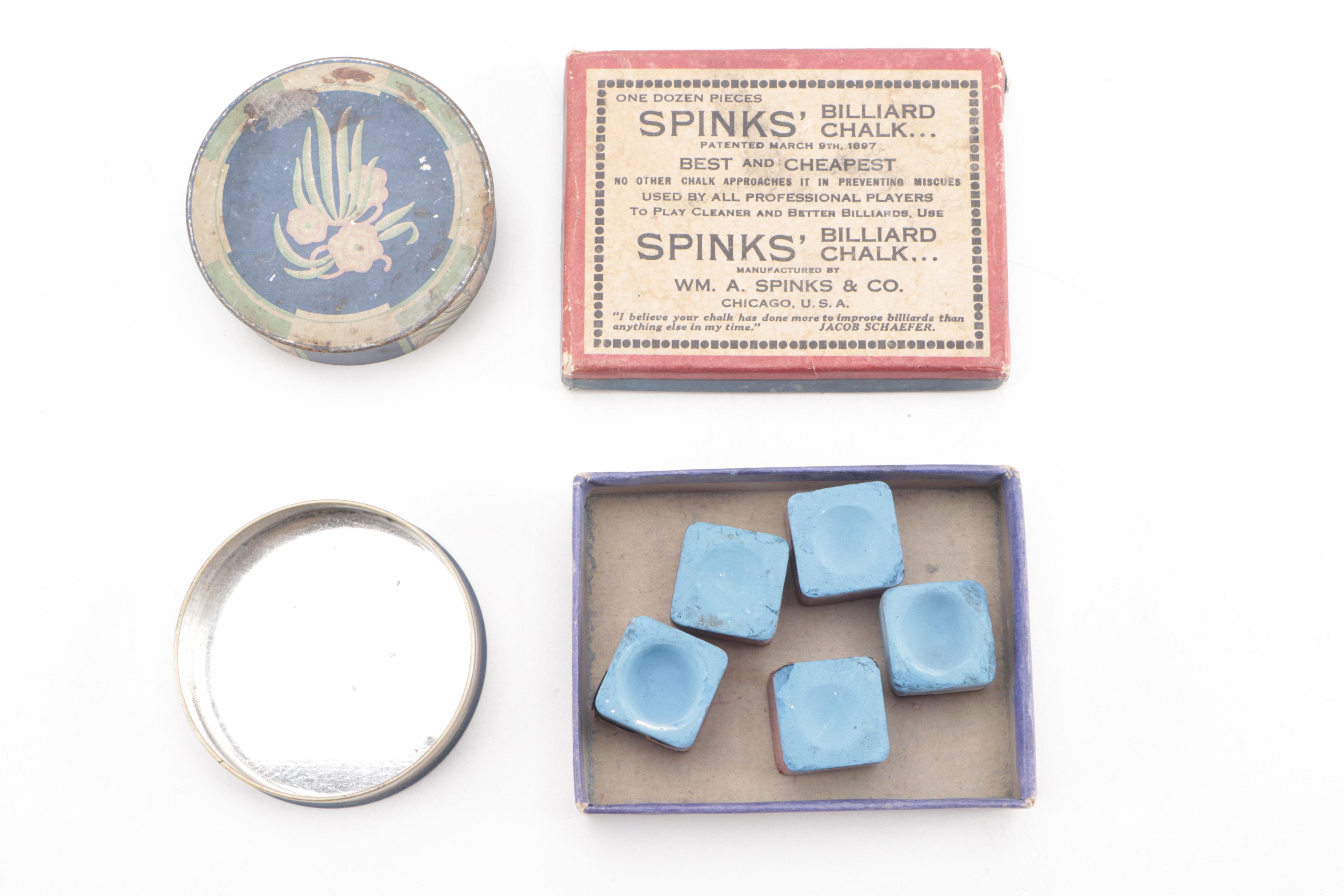 Binney & Smith Co. Chalk Tin with Educator Cracker Tin and Other Items ...