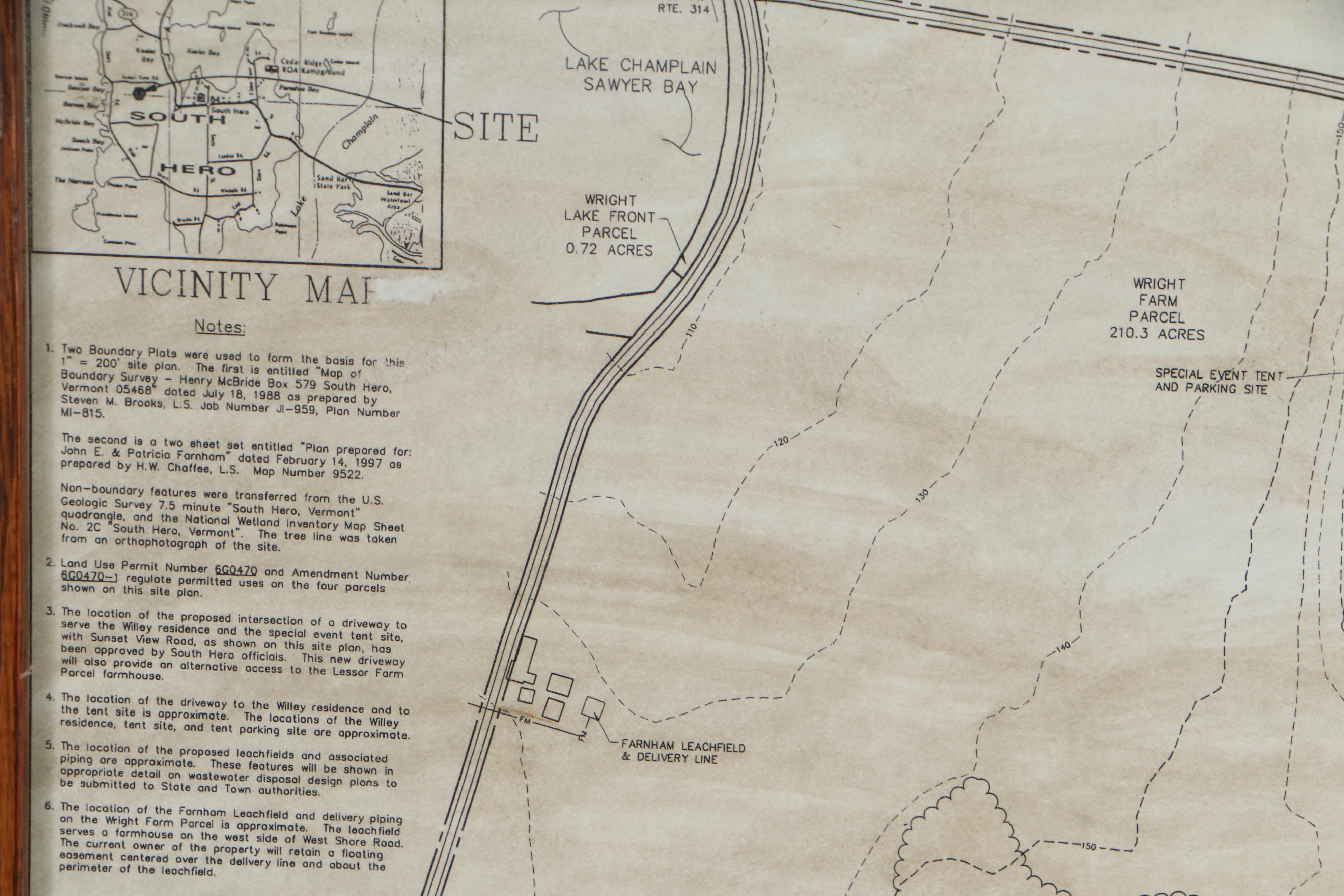 Engraving Vicinity Map of William H. & M. Constance Willey Estate | EBTH