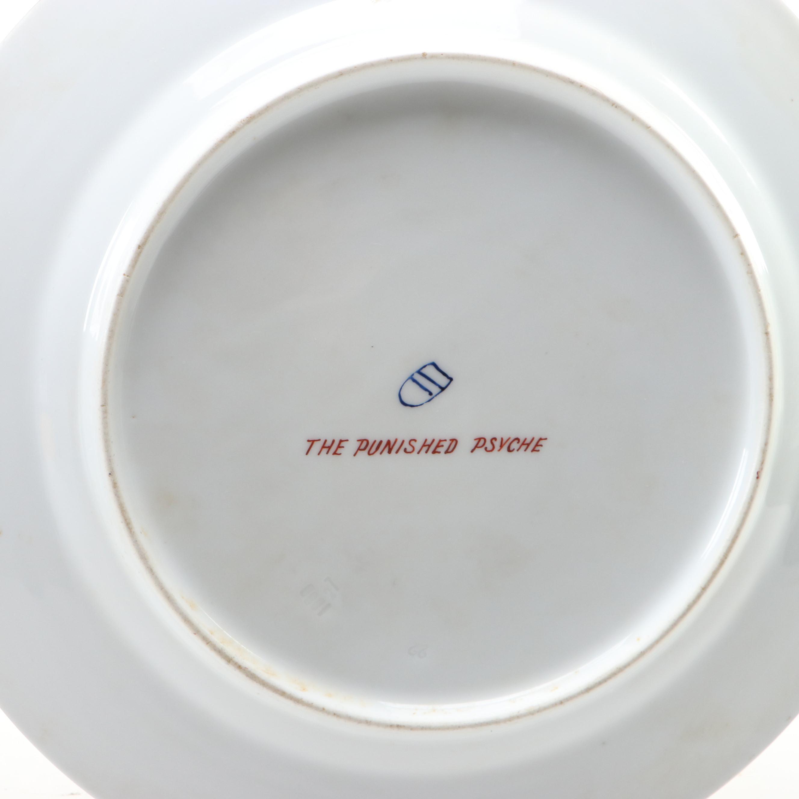 Ackermann & Fritze "The Punished Psyche" and Other Porcelain Cabinet ...